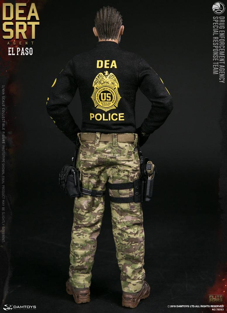 DAMTOYS 78063 1/6 DEA SRT (Special Response Team) Agent El Paso
