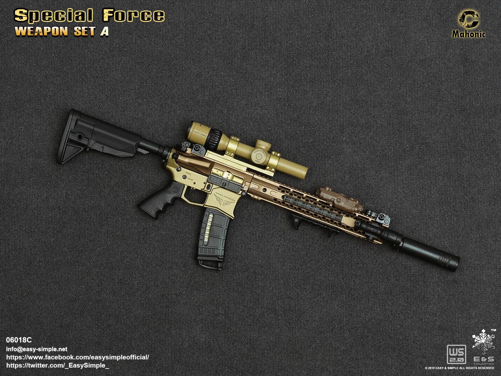 Easy & Simple 06018 - PMC Weapon Set A - Mahonic