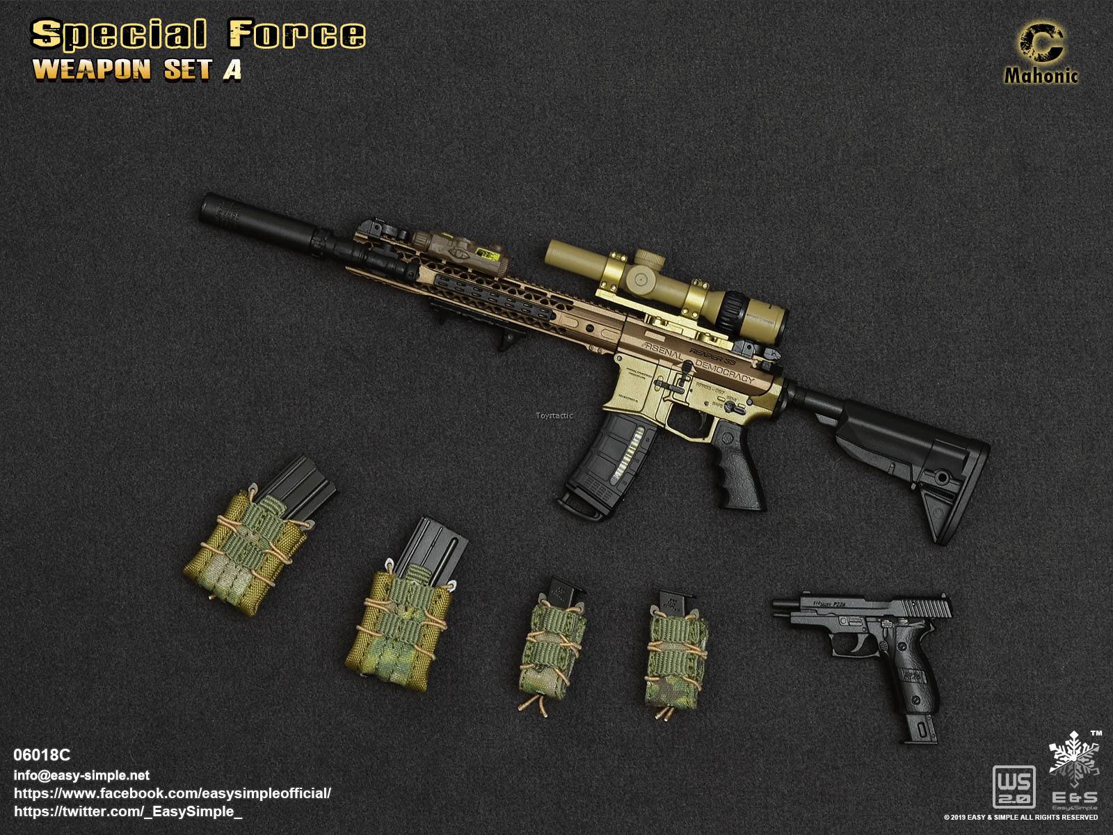 Easy & Simple 06018 - PMC Weapon Set A - Mahonic