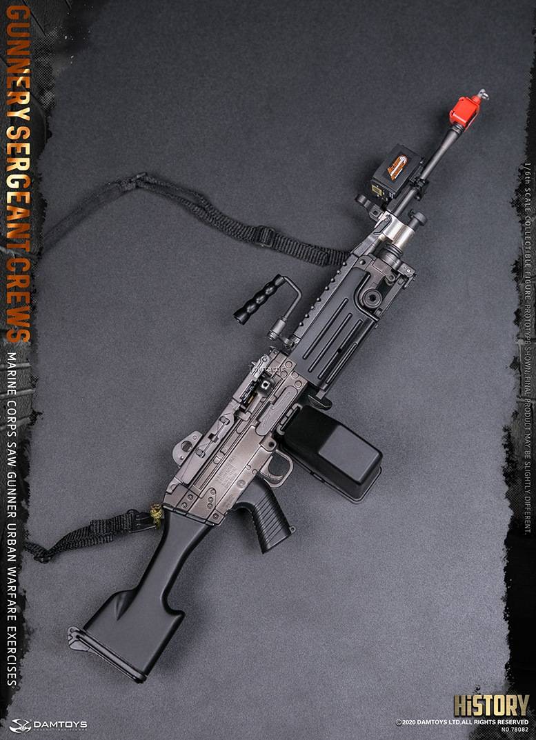 DAMTOYS 78082 1/6 Marine Corps SAW GUNNER Urban Warfare Exercises ...