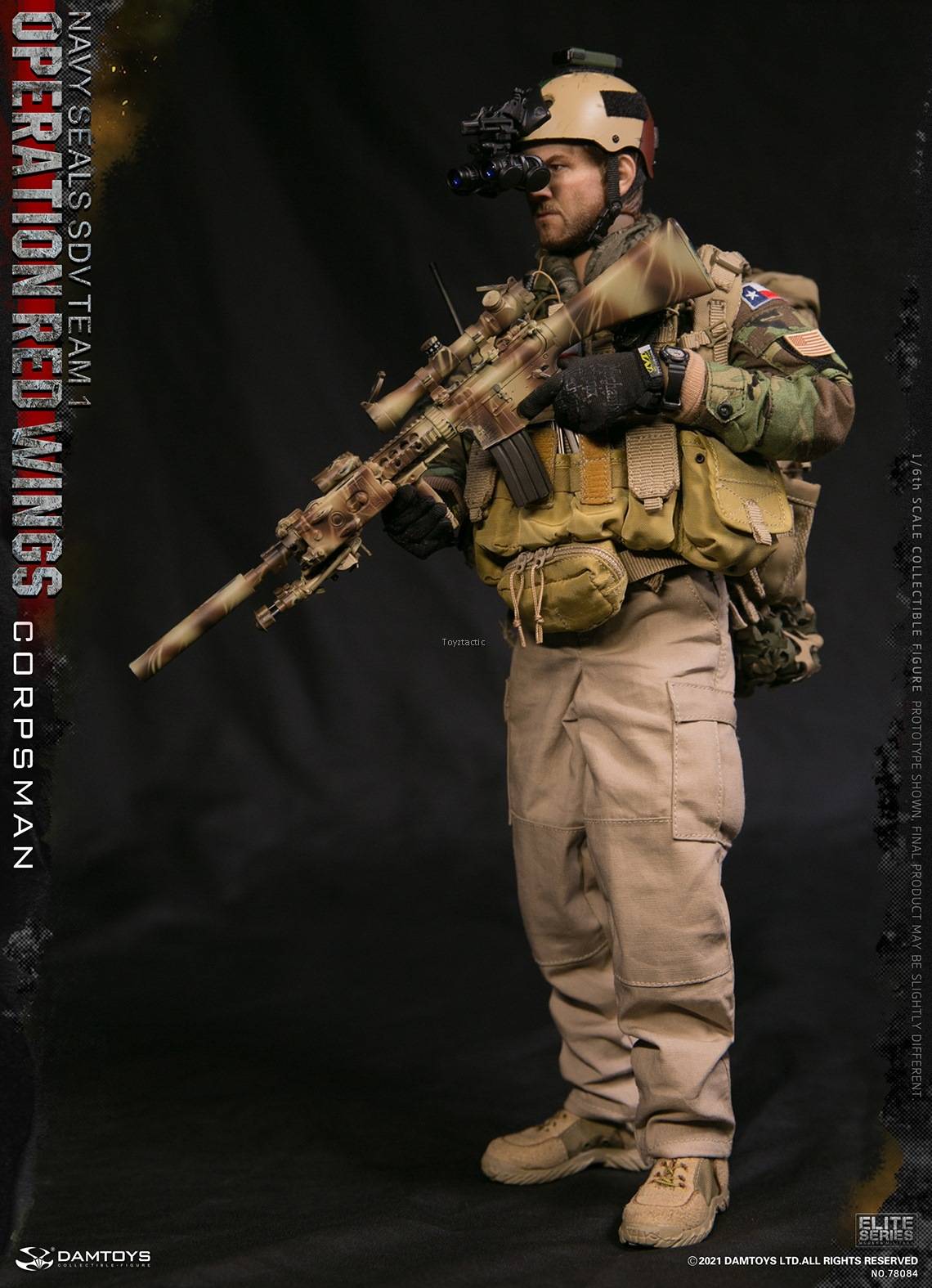 DAMTOYS 78084 1/6 Operation Red Wings - NAVY SEALS SDV TEAM 1 Corpsman