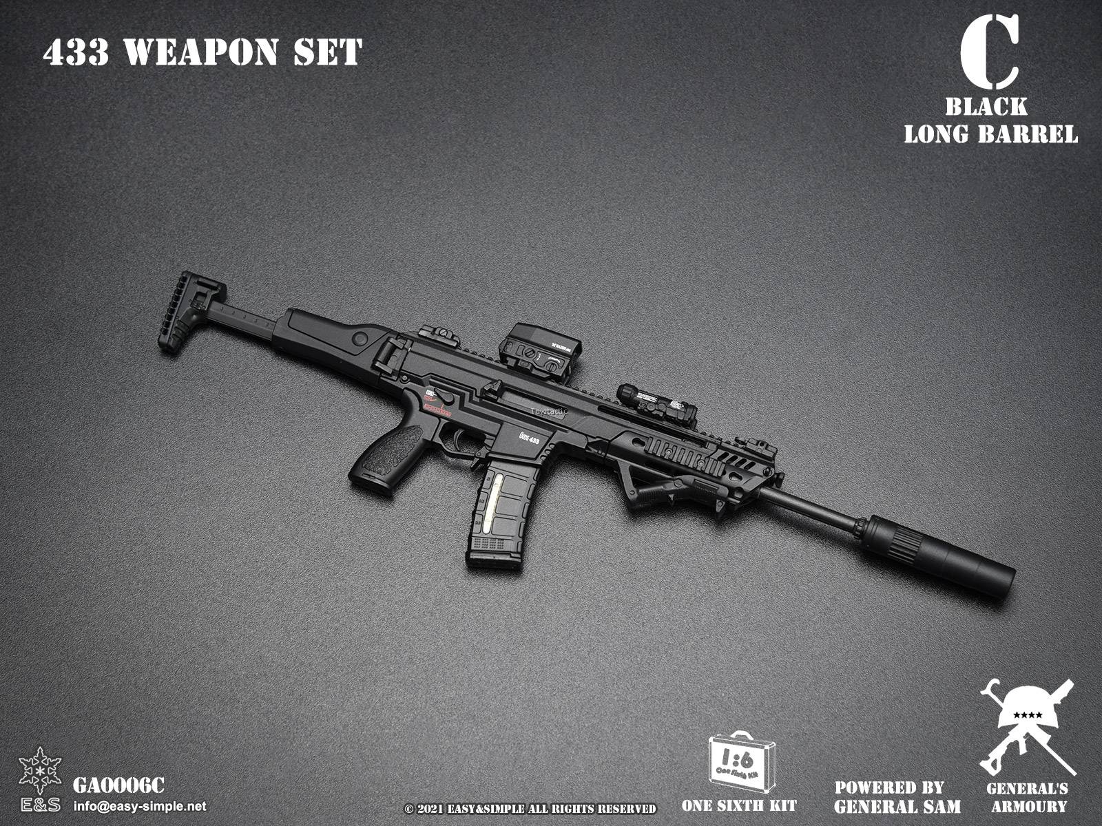General's Armory GA0006 1/6 HK 433 Weapon Set - Type C