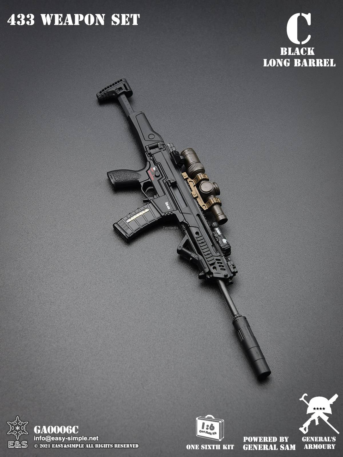 General's Armory GA0006 1/6 HK 433 Weapon Set - Type C