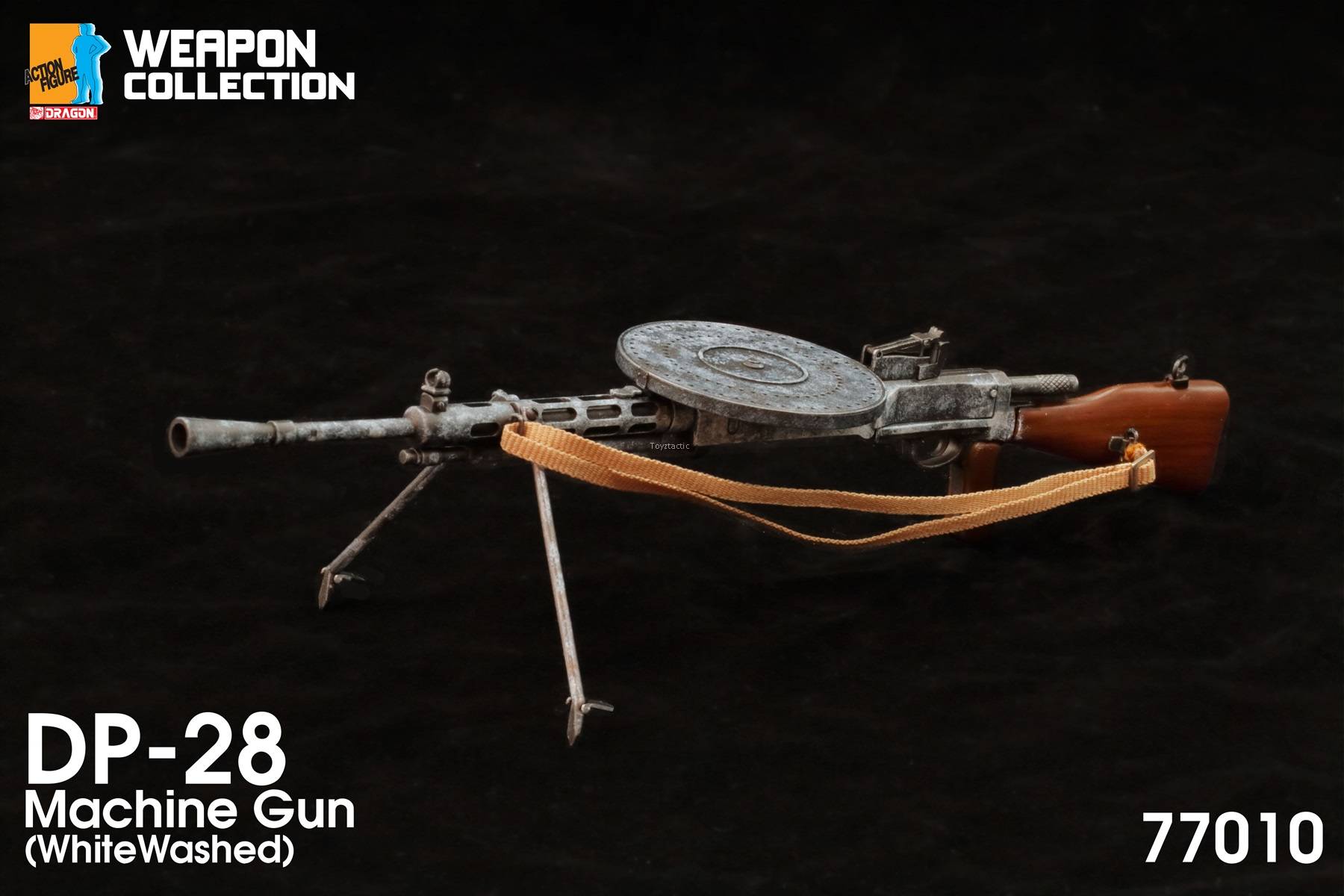 DML 1/6 77010 1/6 Weapon Collection - DPM Machine Gun (Whitewashed)