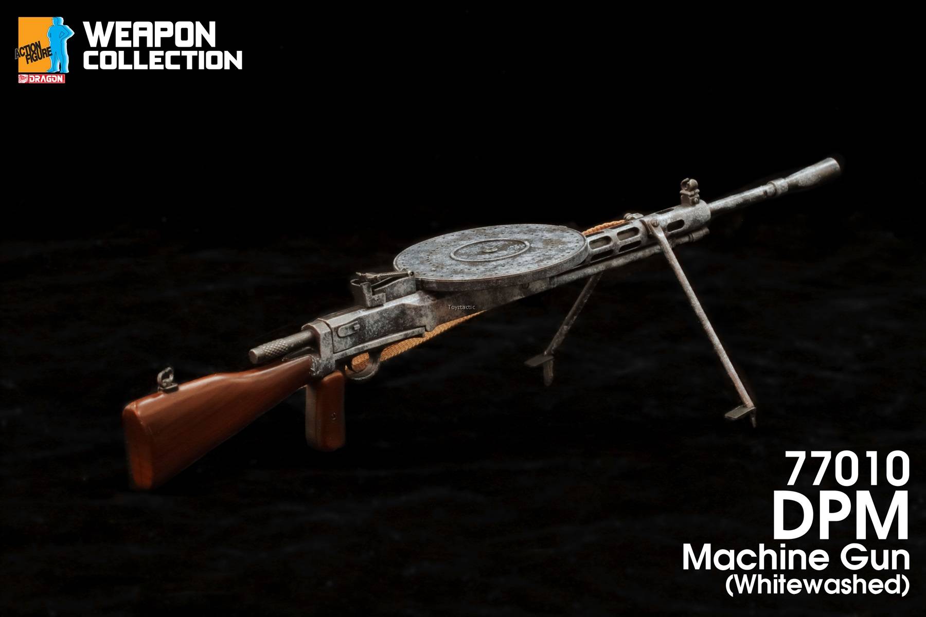 DML 1/6 77010 1/6 Weapon Collection - DPM Machine Gun (Whitewashed)