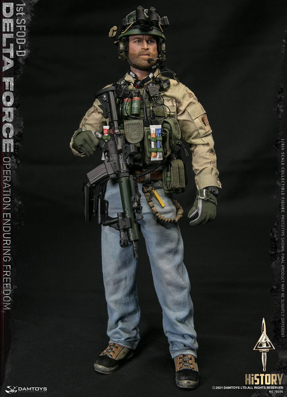 (PREORDER) DAMTOYS 78091 1/6 DELTA FORCE 1st SFOD-D "Operation Enduring ...