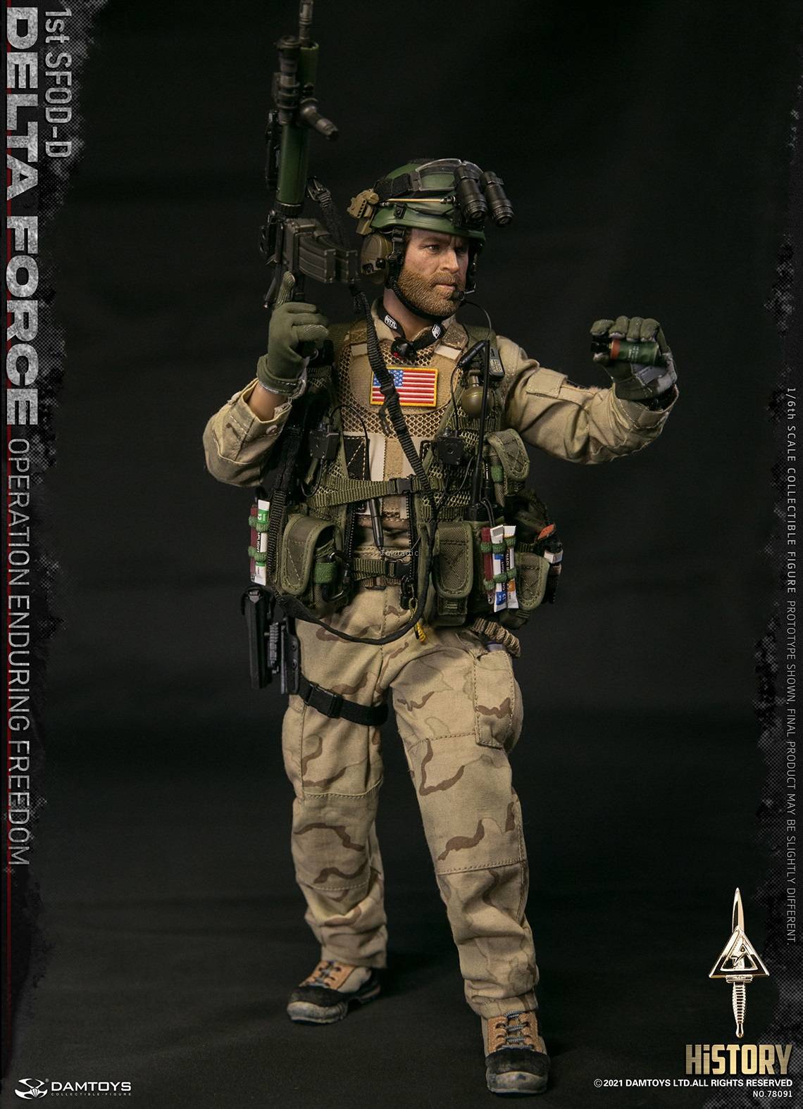 (PREORDER) DAMTOYS 78091 1/6 DELTA FORCE 1st SFOD-D "Operation Enduring ...