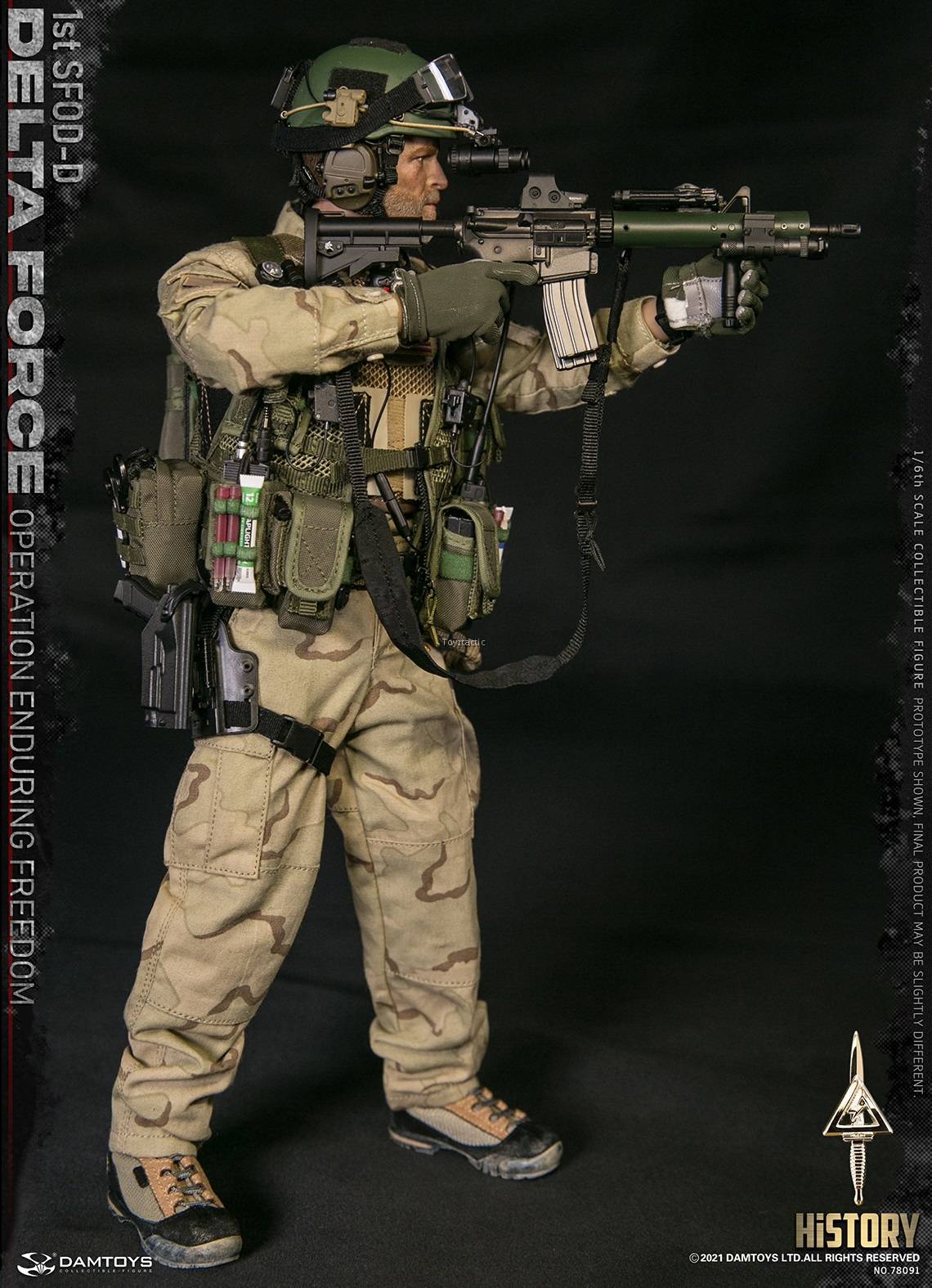 (PREORDER) DAMTOYS 78091 1/6 DELTA FORCE 1st SFOD-D "Operation Enduring ...