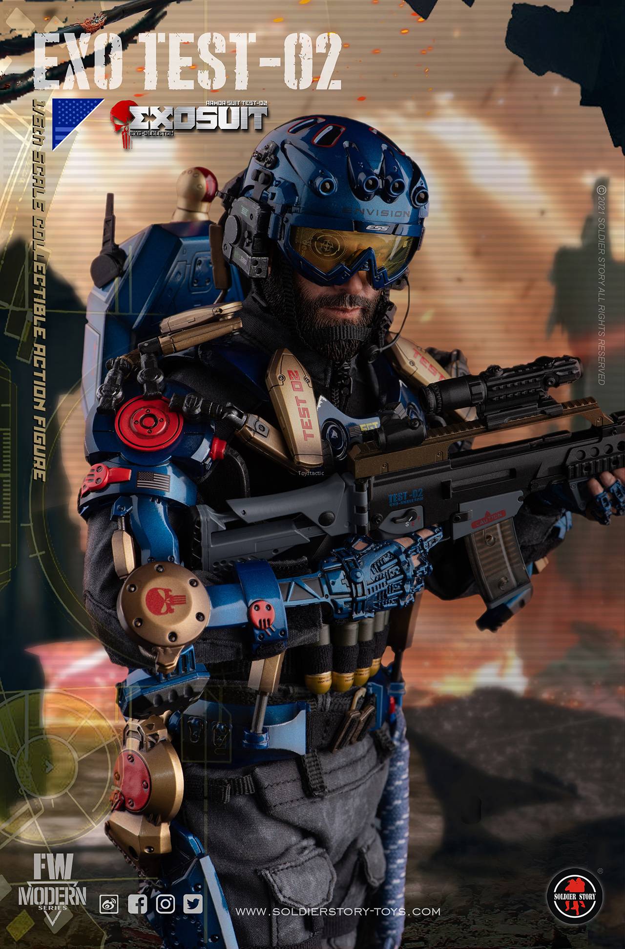 (PREORDER) Soldier Story SS125 1/6 EXO SKELETON ARMOR SUIT TEST-02