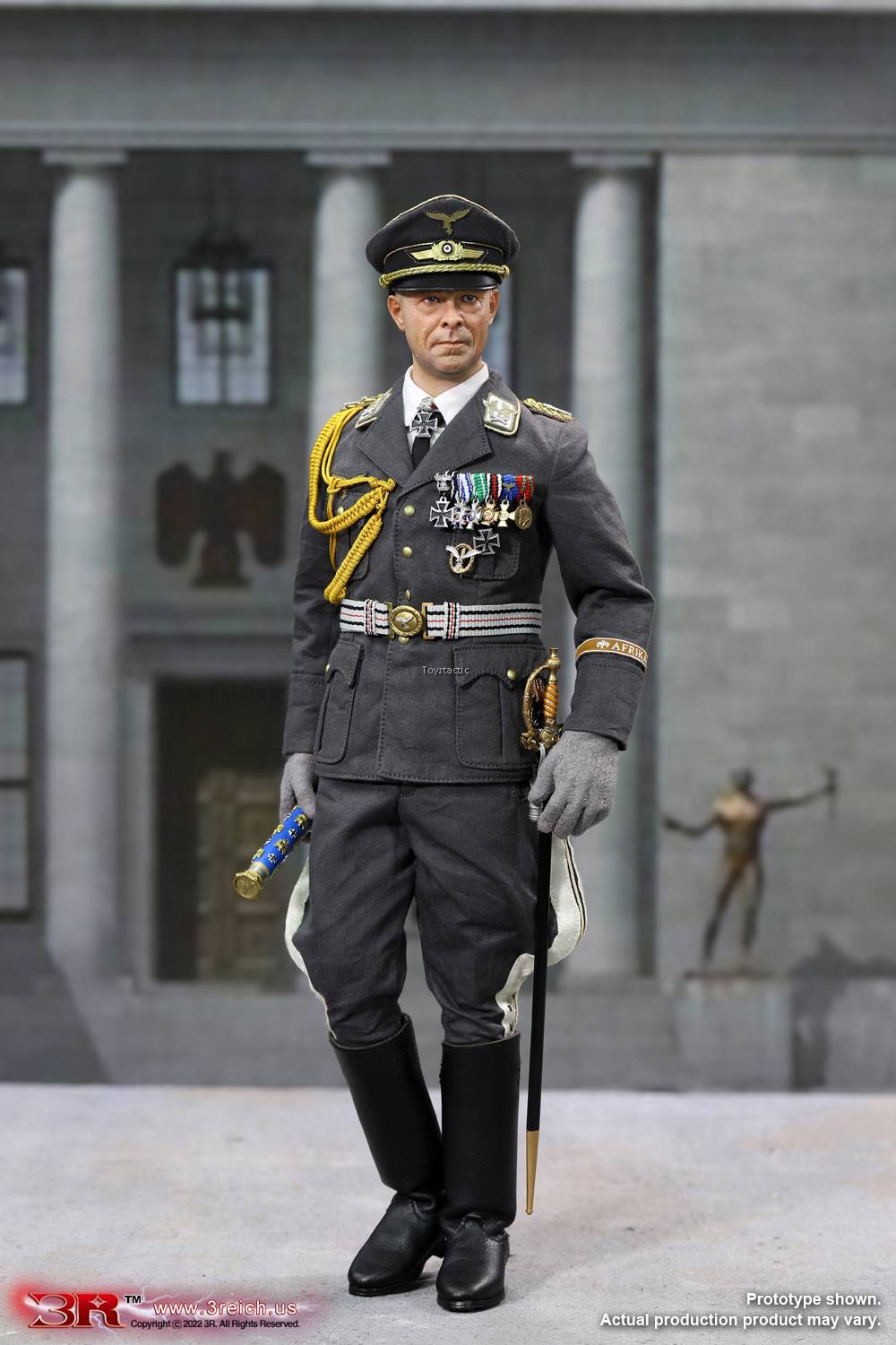 3R GM649 1/6 WWII German Luftwaffe Generalfeldmarschall - Albert Kesselring