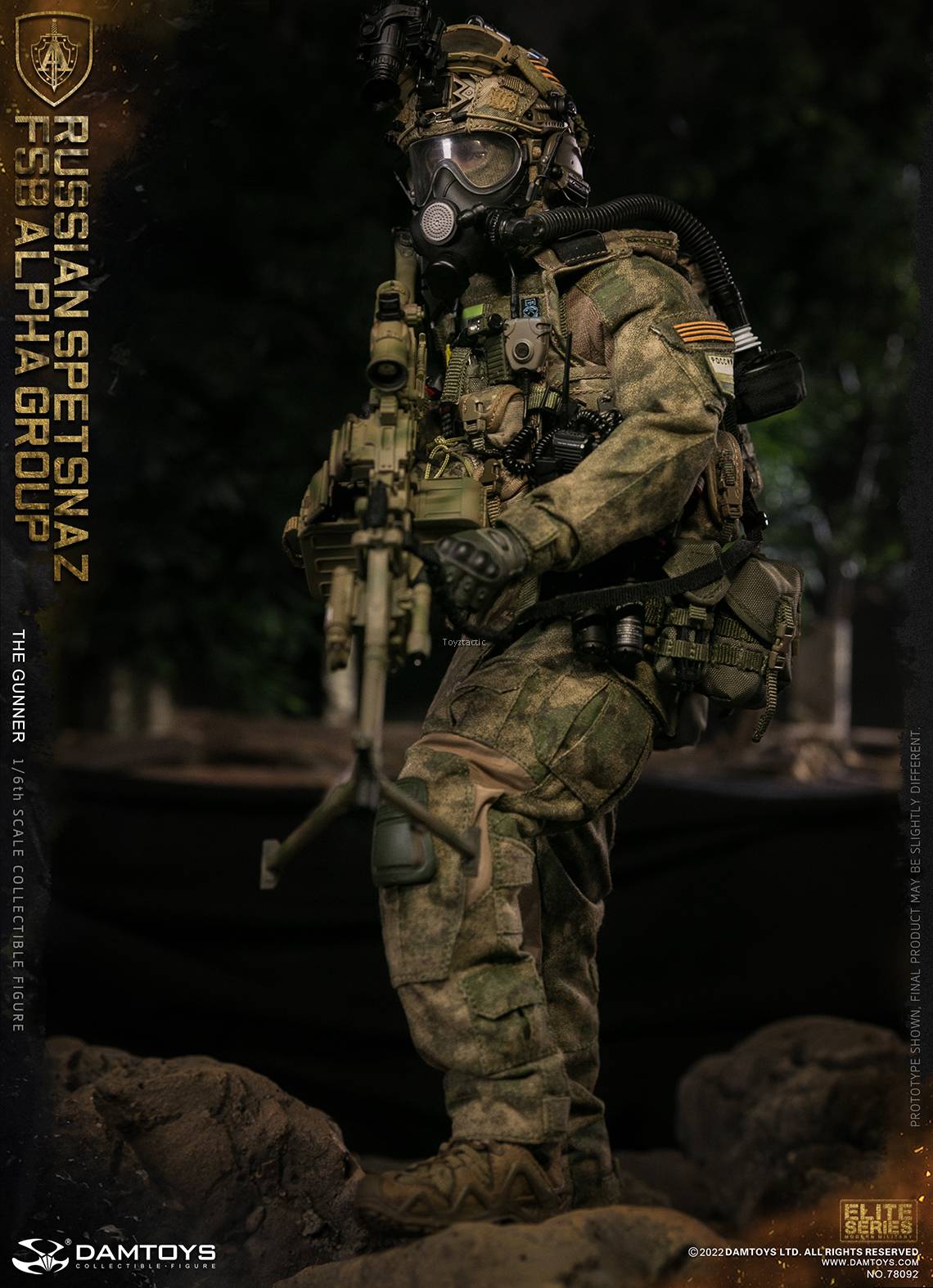 (PREORDER) DAMTOYS 78092 1/6 RUSSIAN SPETSNAZ FSB ALPHA GROUP GUNNER