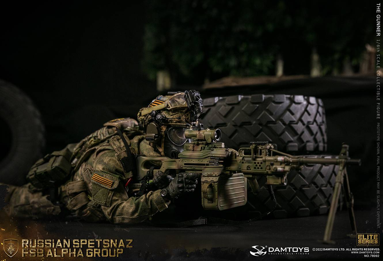 (PREORDER) DAMTOYS 78092 1/6 RUSSIAN SPETSNAZ FSB ALPHA GROUP GUNNER