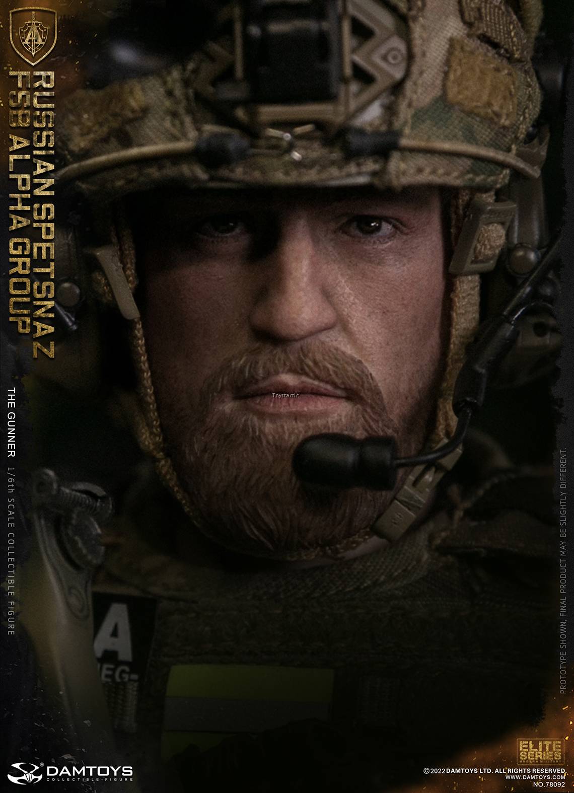 (PREORDER) DAMTOYS 78092 1/6 RUSSIAN SPETSNAZ FSB ALPHA GROUP GUNNER