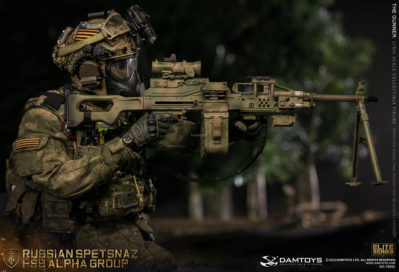 (PREORDER) DAMTOYS 78092 1/6 RUSSIAN SPETSNAZ FSB ALPHA GROUP GUNNER