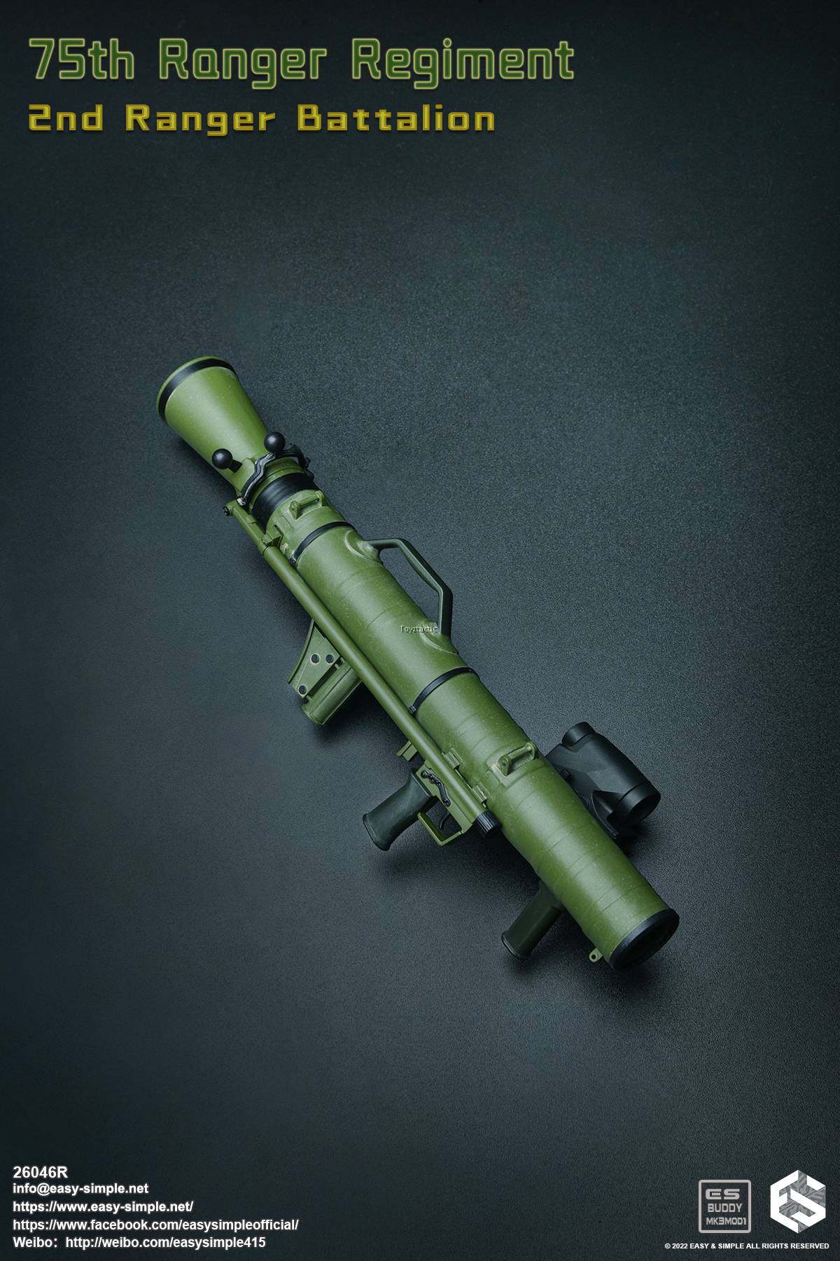 (PREORDER) EASY & SIMPLE 26046R 1/6 75th Ranger Regiment 2nd Ranger ...