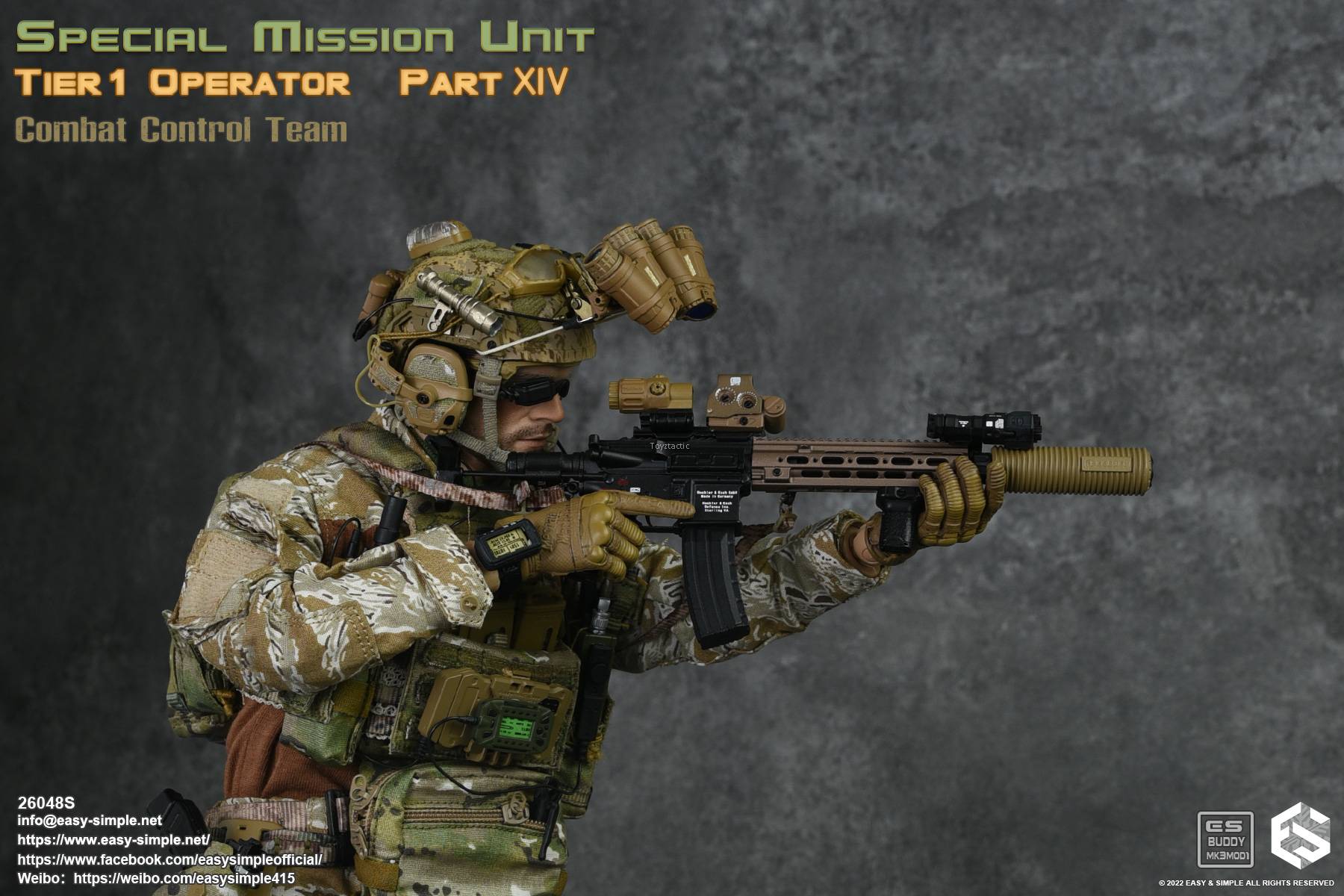 EASY & SIMPLE 26048S 1/6 SMU Tier 1 Operator Part XIV - Combat Control Team (Limited Edition)