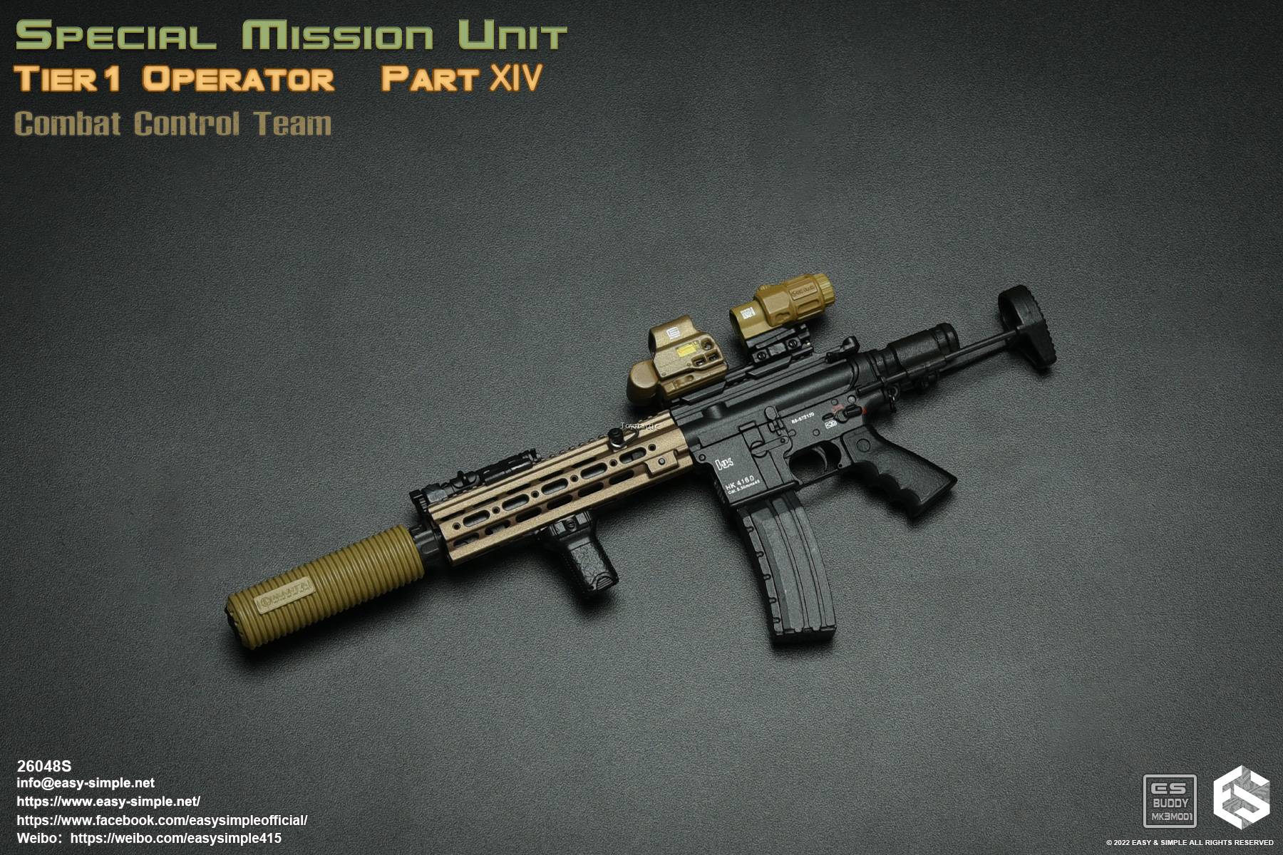 EASY & SIMPLE 26048S 1/6 SMU Tier 1 Operator Part XIV - Combat Control Team (Limited Edition)