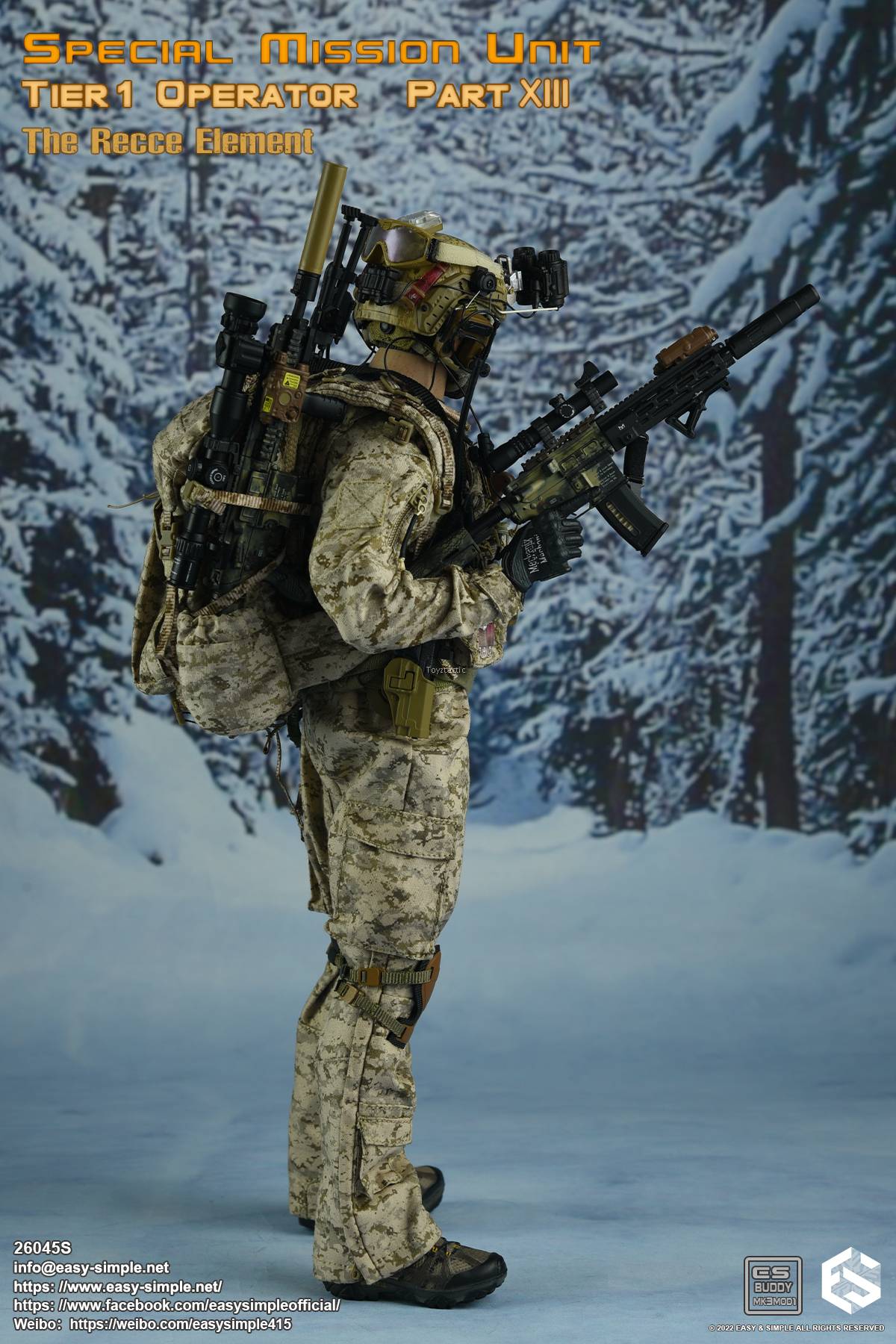 EASY & SIMPLE 26045S 1/6 Special Mission Unit Tier1 Operator Part XIII ...