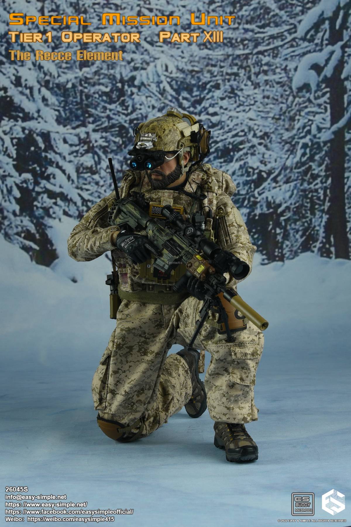 EASY & SIMPLE 26045S 1/6 Special Mission Unit Tier1 Operator Part XIII ...