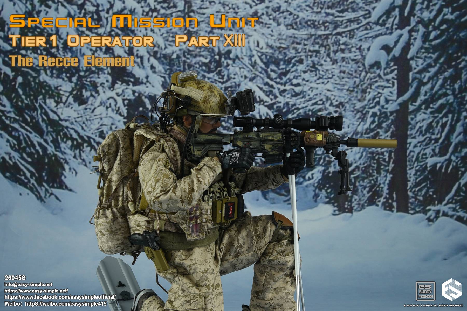 EASY & SIMPLE 26045S 1/6 Special Mission Unit Tier1 Operator Part XIII ...