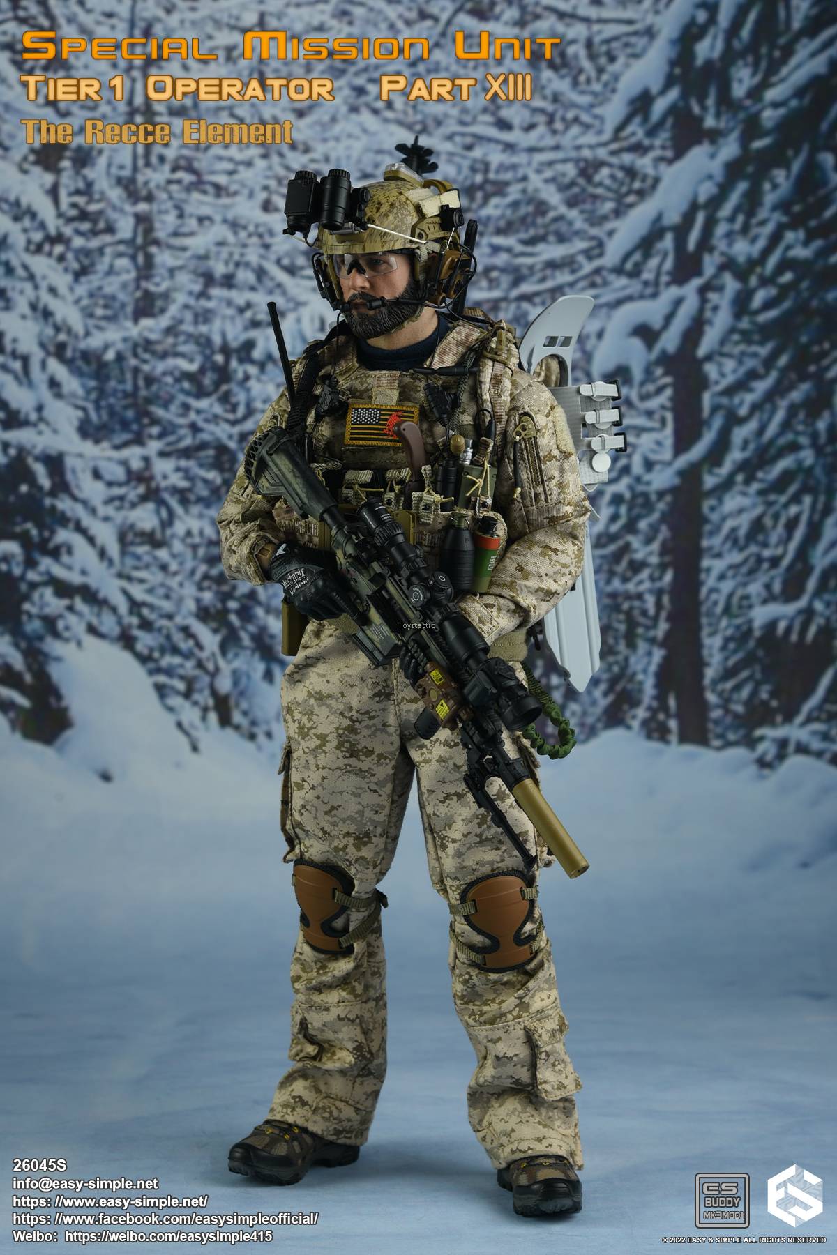 EASY & SIMPLE 26045S 1/6 Special Mission Unit Tier1 Operator Part XIII ...