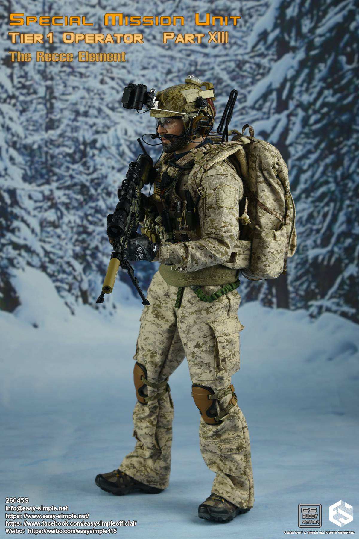 EASY & SIMPLE 26045S 1/6 Special Mission Unit Tier1 Operator Part XIII ...