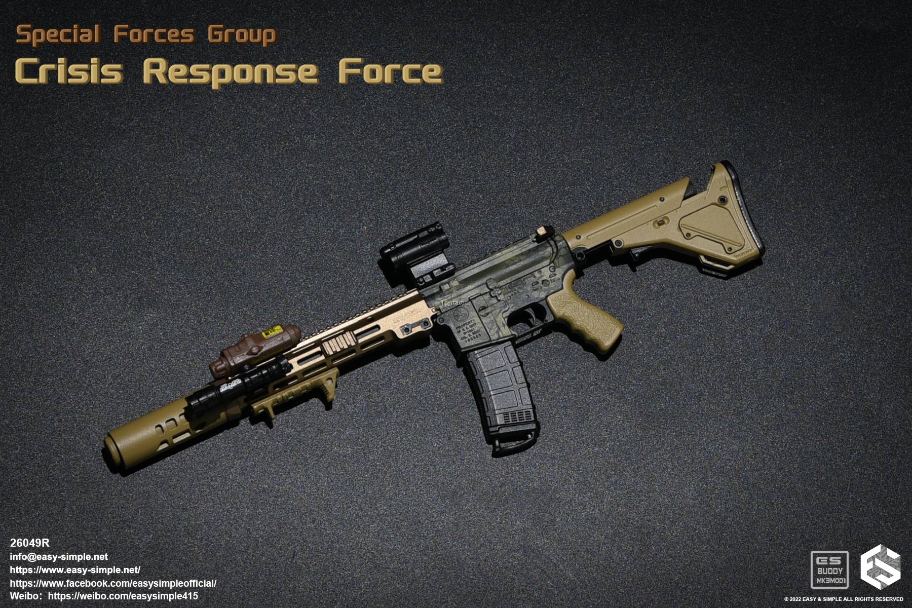 EASY & SIMPLE 26049R 1/6 Special Forces Group Crisis Response Force