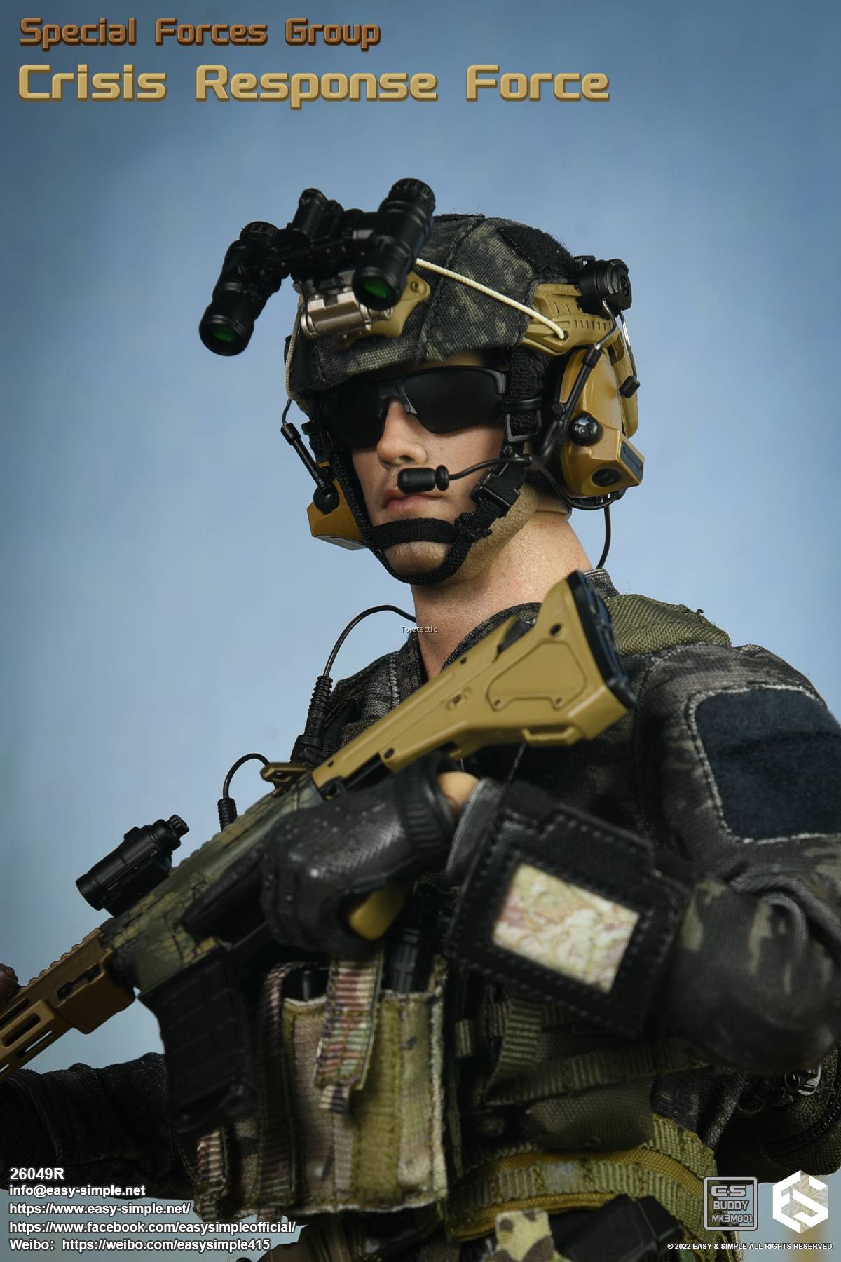 EASY & SIMPLE 26049R 1/6 Special Forces Group Crisis Response Force