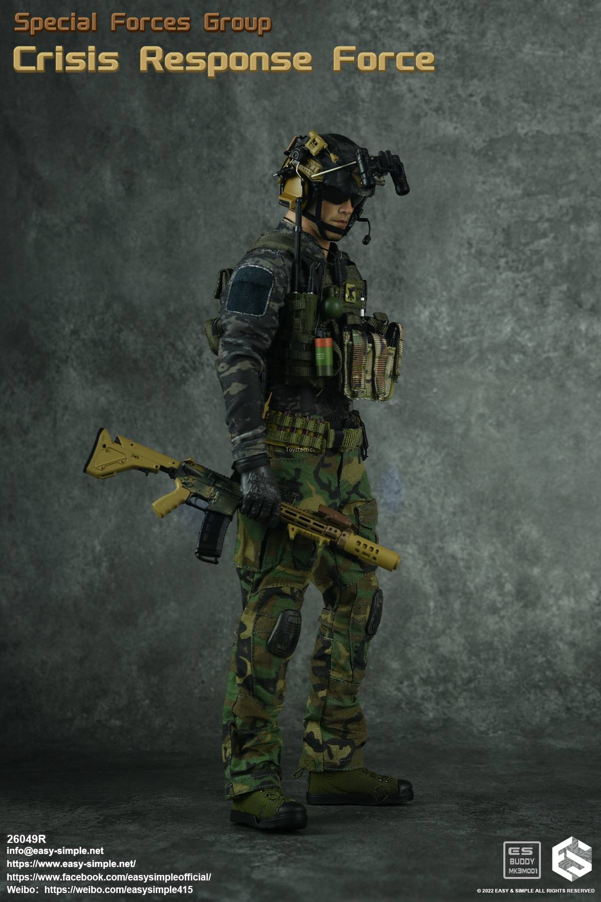 EASY & SIMPLE 26049R 1/6 Special Forces Group Crisis Response Force
