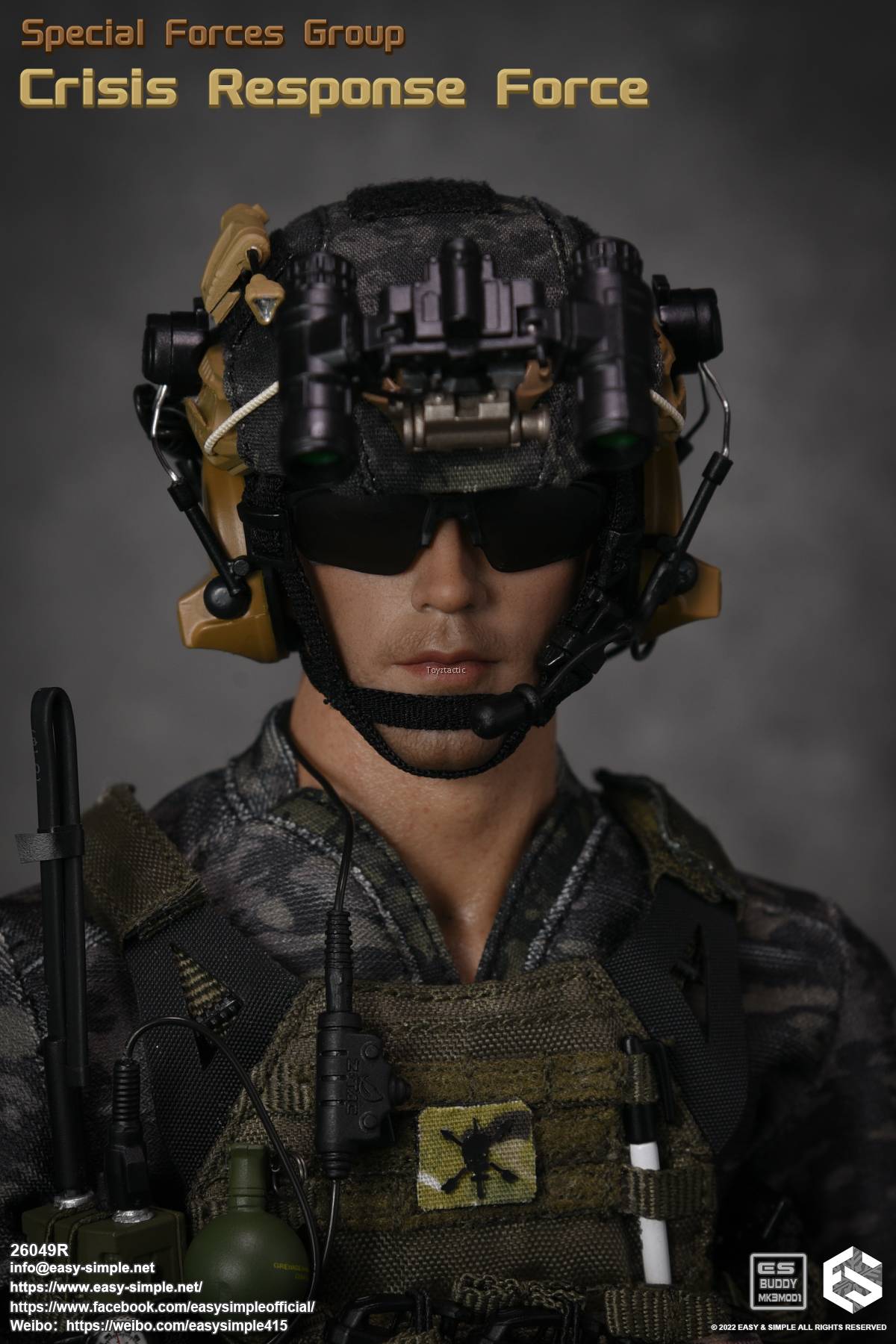 EASY & SIMPLE 26049R 1/6 Special Forces Group Crisis Response Force