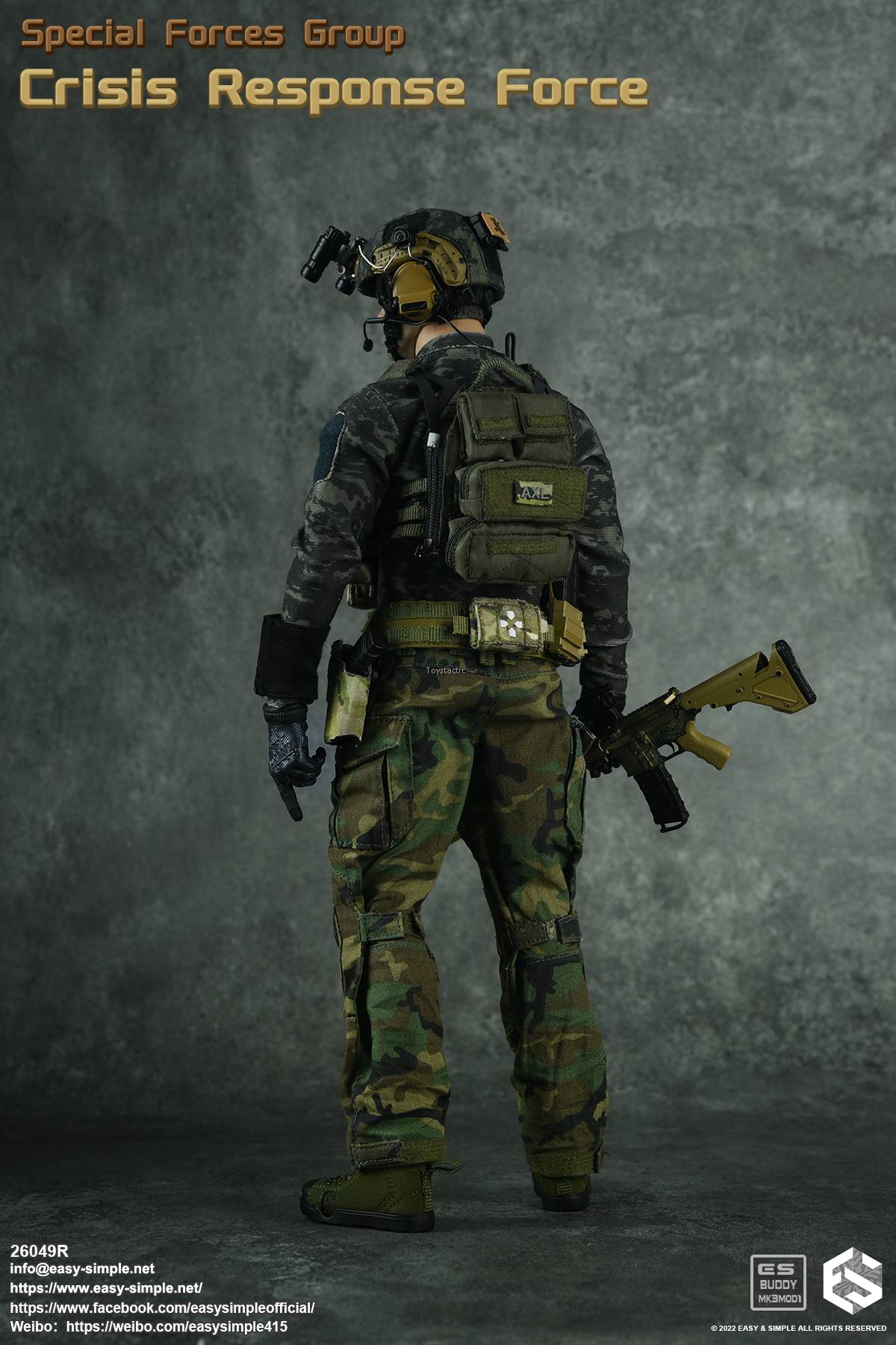 EASY & SIMPLE 26049R 1/6 Special Forces Group Crisis Response Force