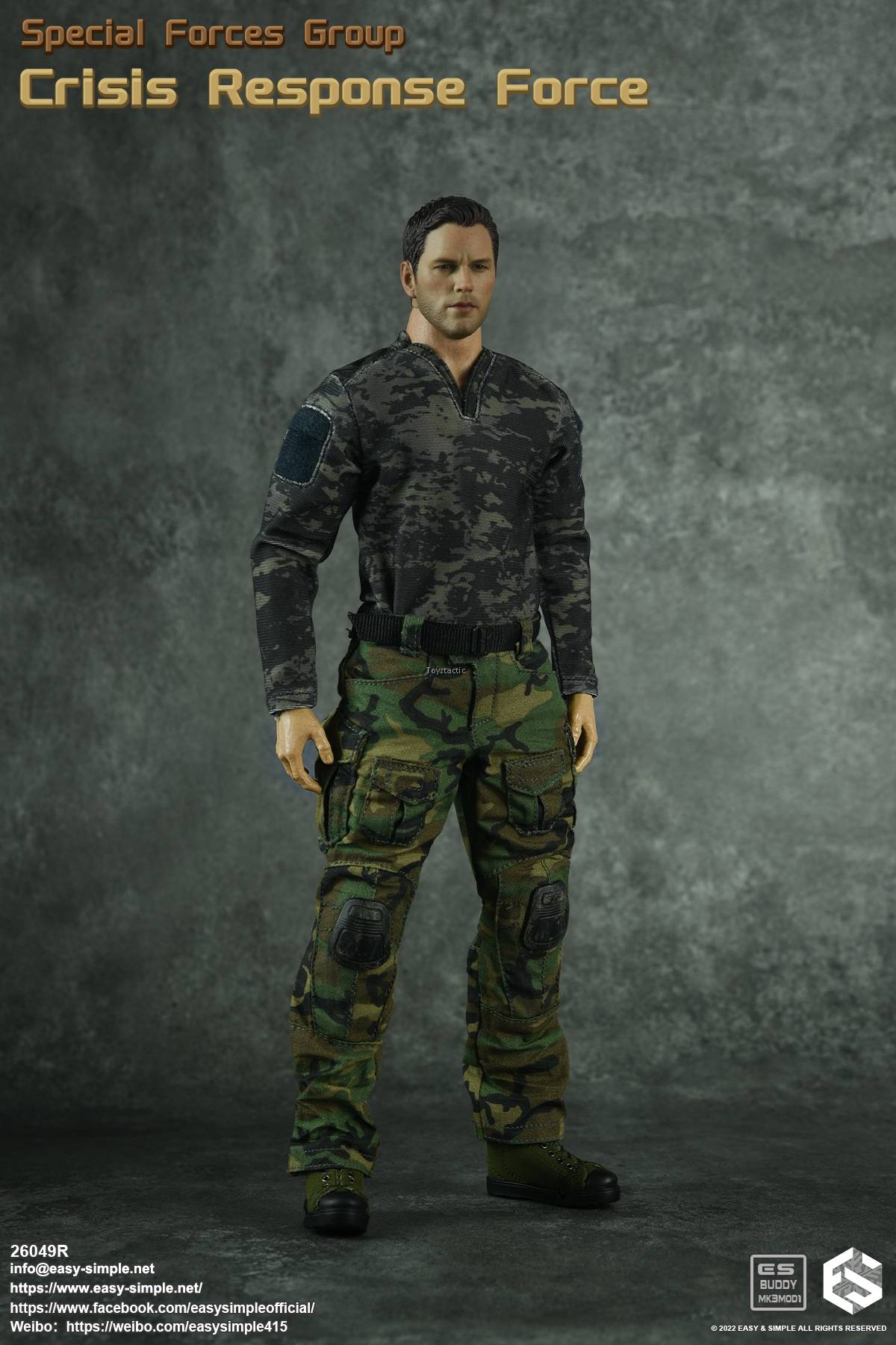 EASY & SIMPLE 26049R 1/6 Special Forces Group Crisis Response Force