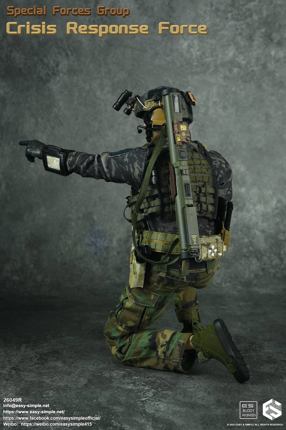 EASY & SIMPLE 26049R 1/6 Special Forces Group Crisis Response Force