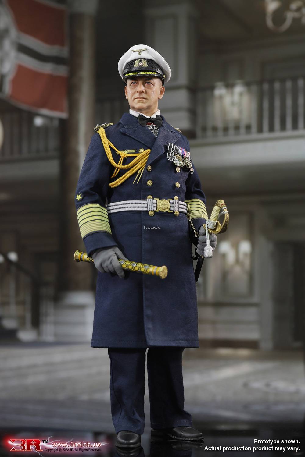 3R GM650 1/6 WWII German Großadmiral - Erich Raeder