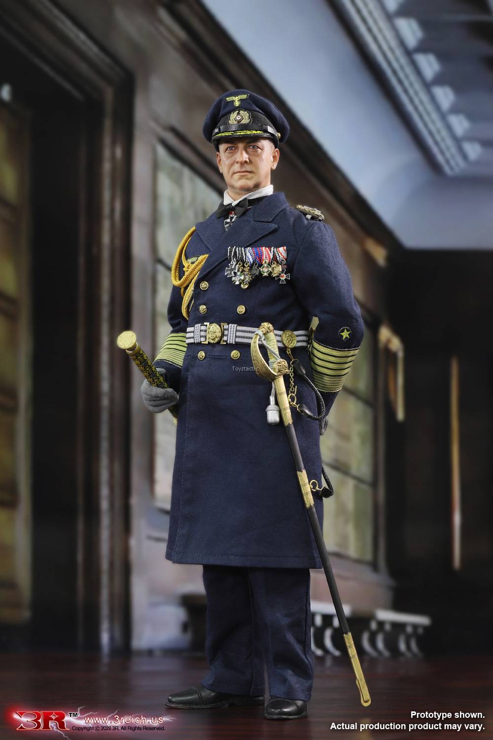 3R GM650 1/6 WWII German Großadmiral - Erich Raeder