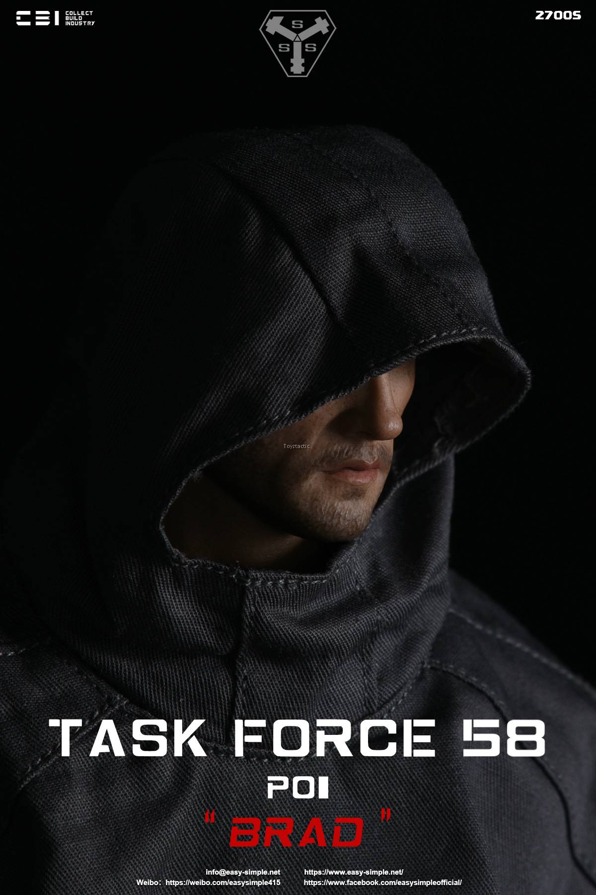 CBI x Easy & Simple 27005 1/6 Task Force 58 PO1 Brad