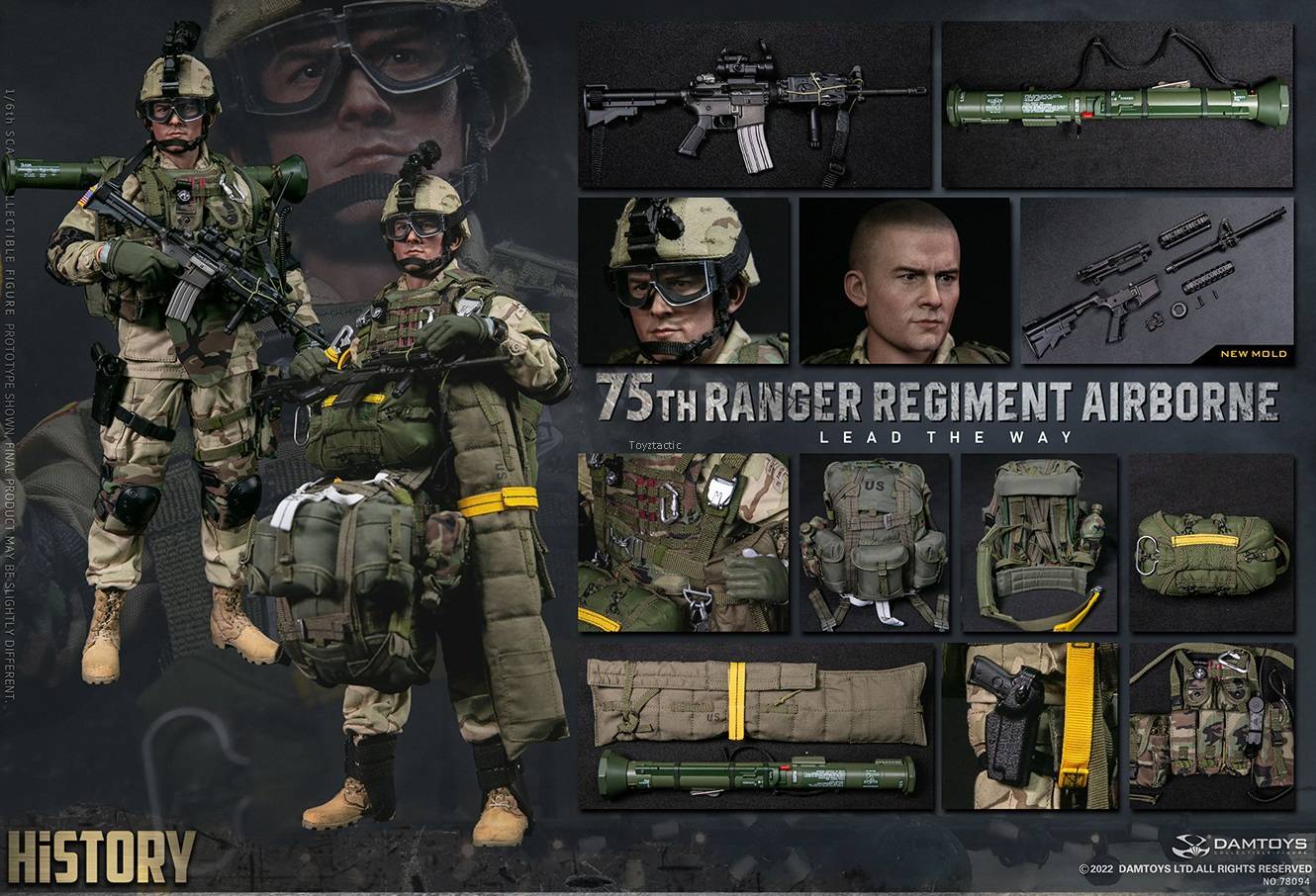 (PREORDER) DAMTOYS 78094 1/6 75th RANGER REGIMENT AIRBORNE