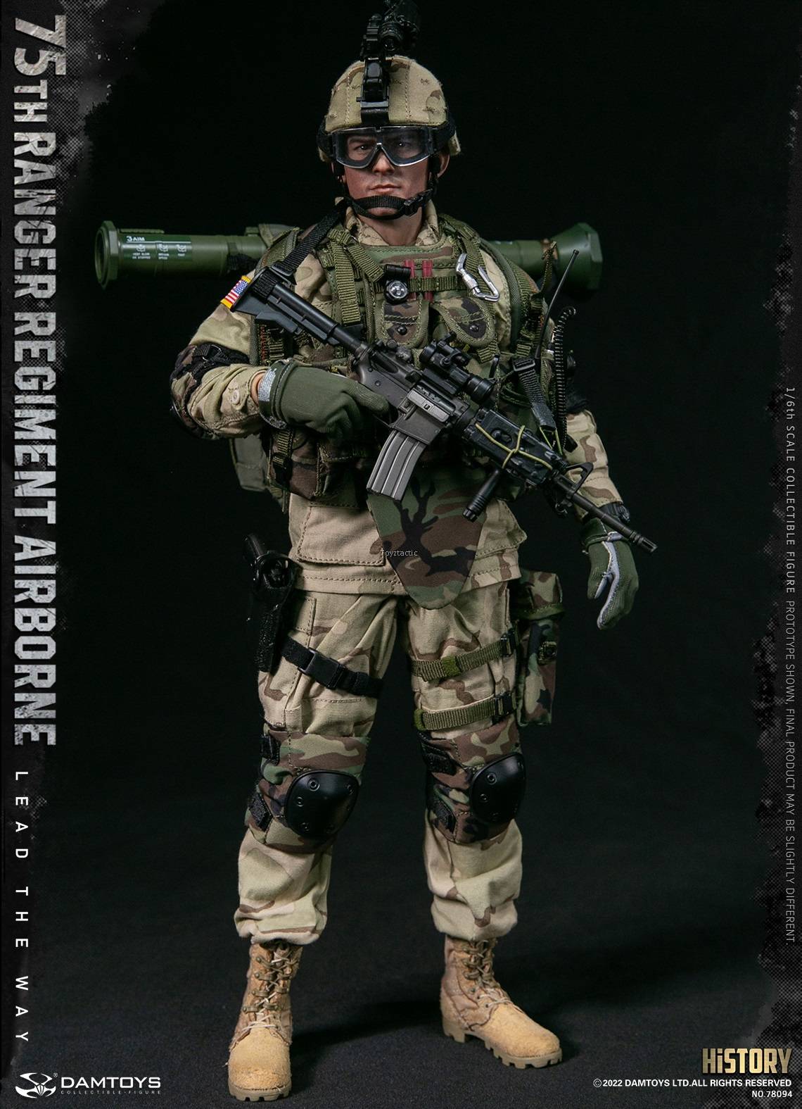 (PREORDER) DAMTOYS 78094 1/6 75th RANGER REGIMENT AIRBORNE