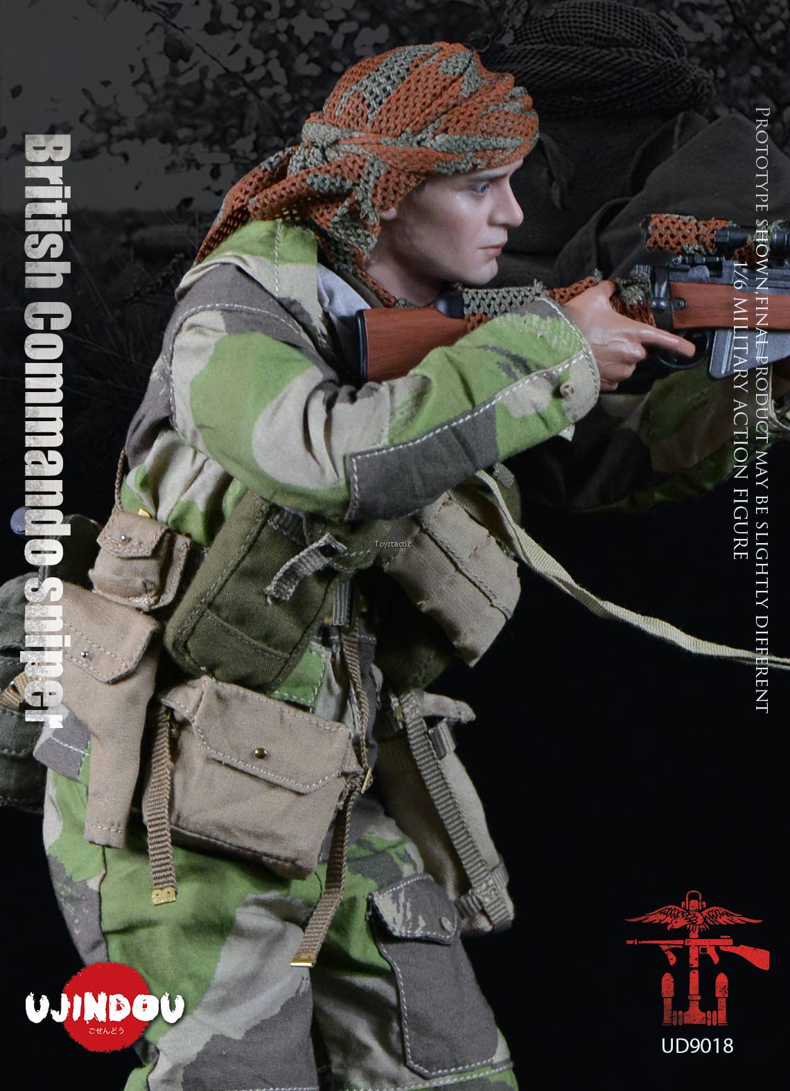 (PREORDER) UJINDOU UD9018 1/6 WWII British Commando Sniper
