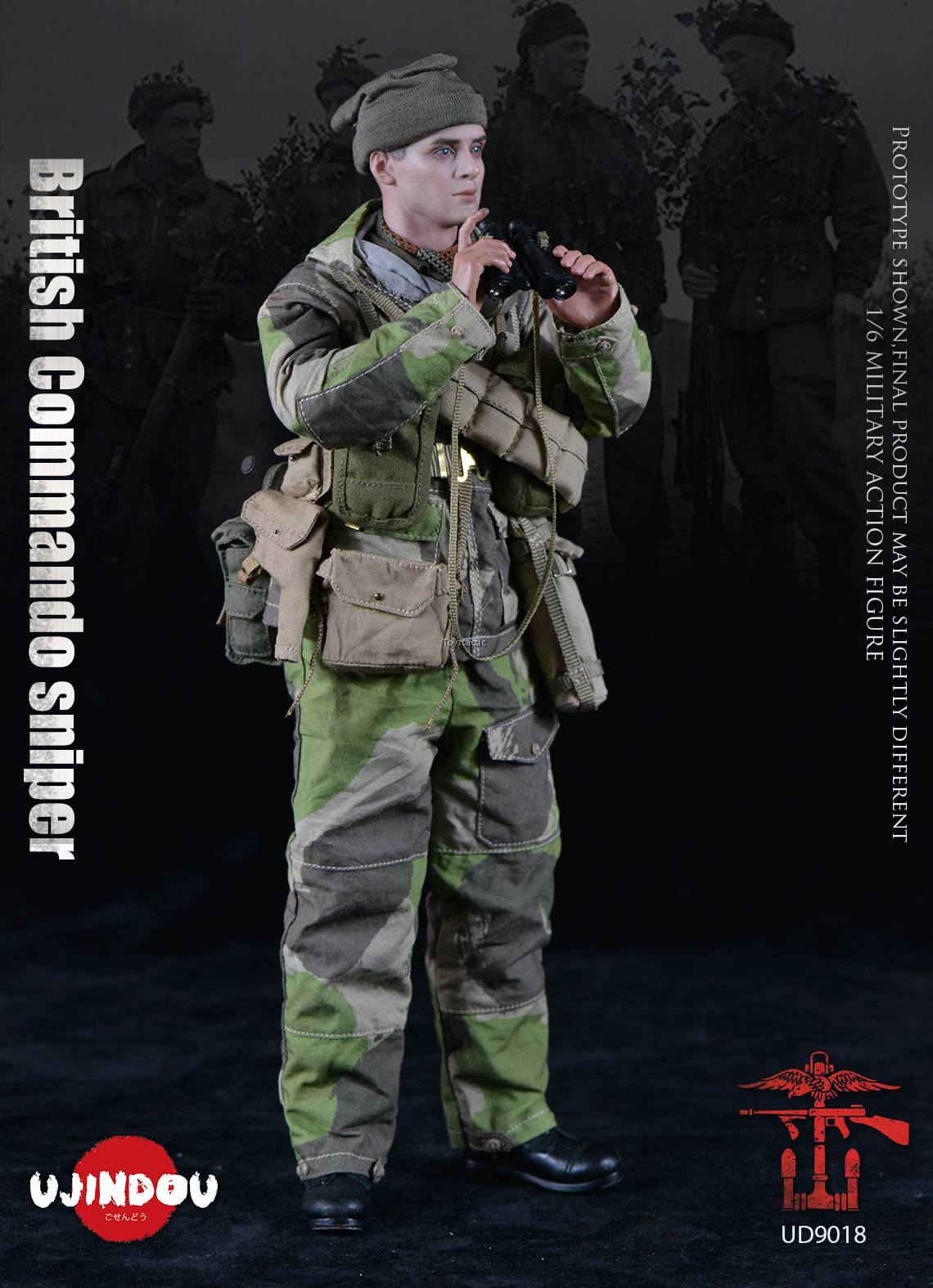 (PREORDER) UJINDOU UD9018 1/6 WWII British Commando Sniper