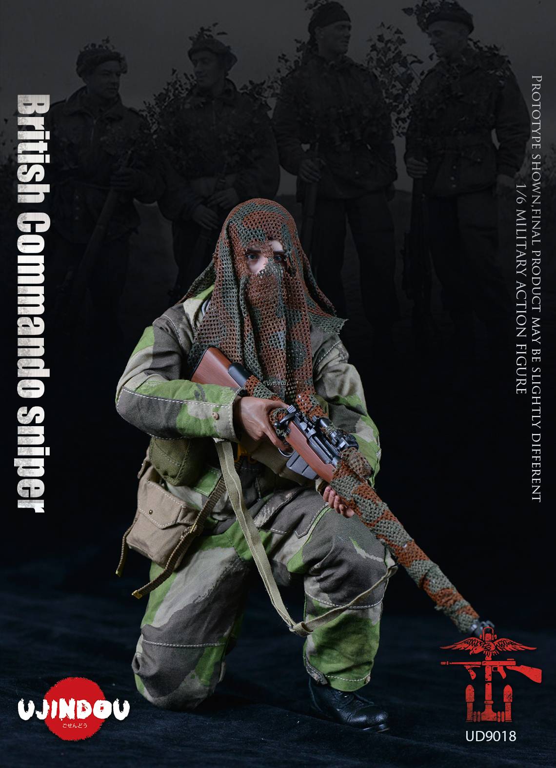 (PREORDER) UJINDOU UD9018 1/6 WWII British Commando Sniper