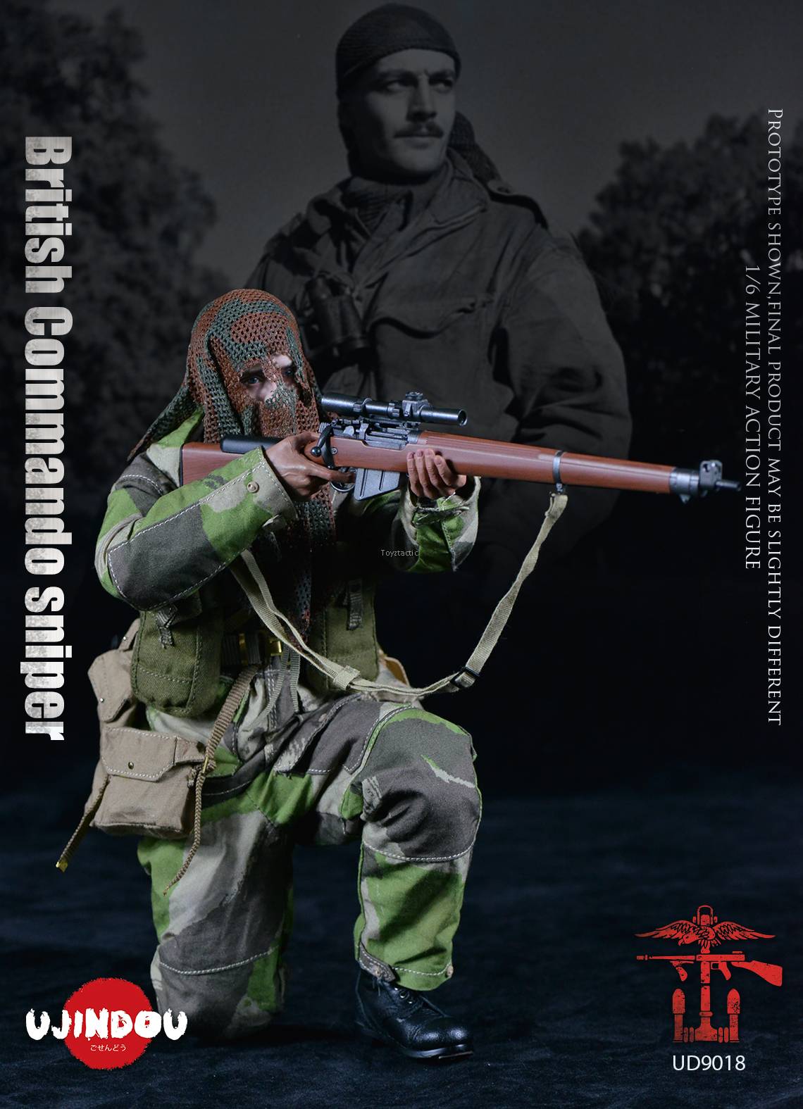 (PREORDER) UJINDOU UD9018 1/6 WWII British Commando Sniper