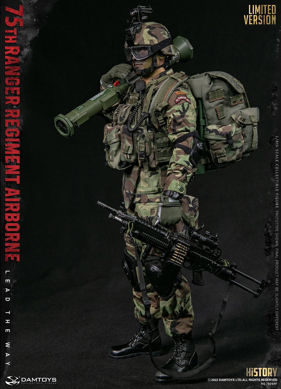 (PREORDER) DAMTOYS 78094F 1/6 75th RANGER REGIMENT AIRBORNE (Limited Version)