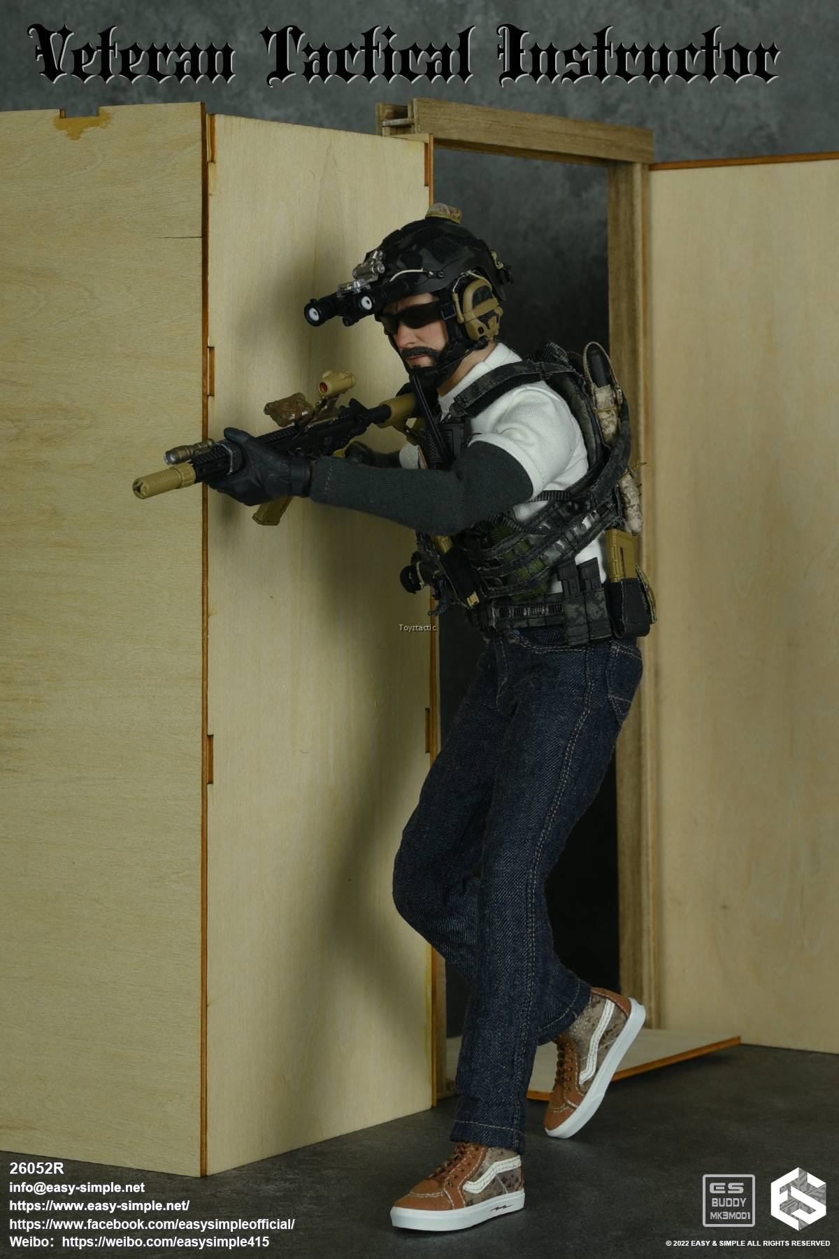 EASY&SIMPLE 26052R 1/6 Veteran Tactical Instructor
