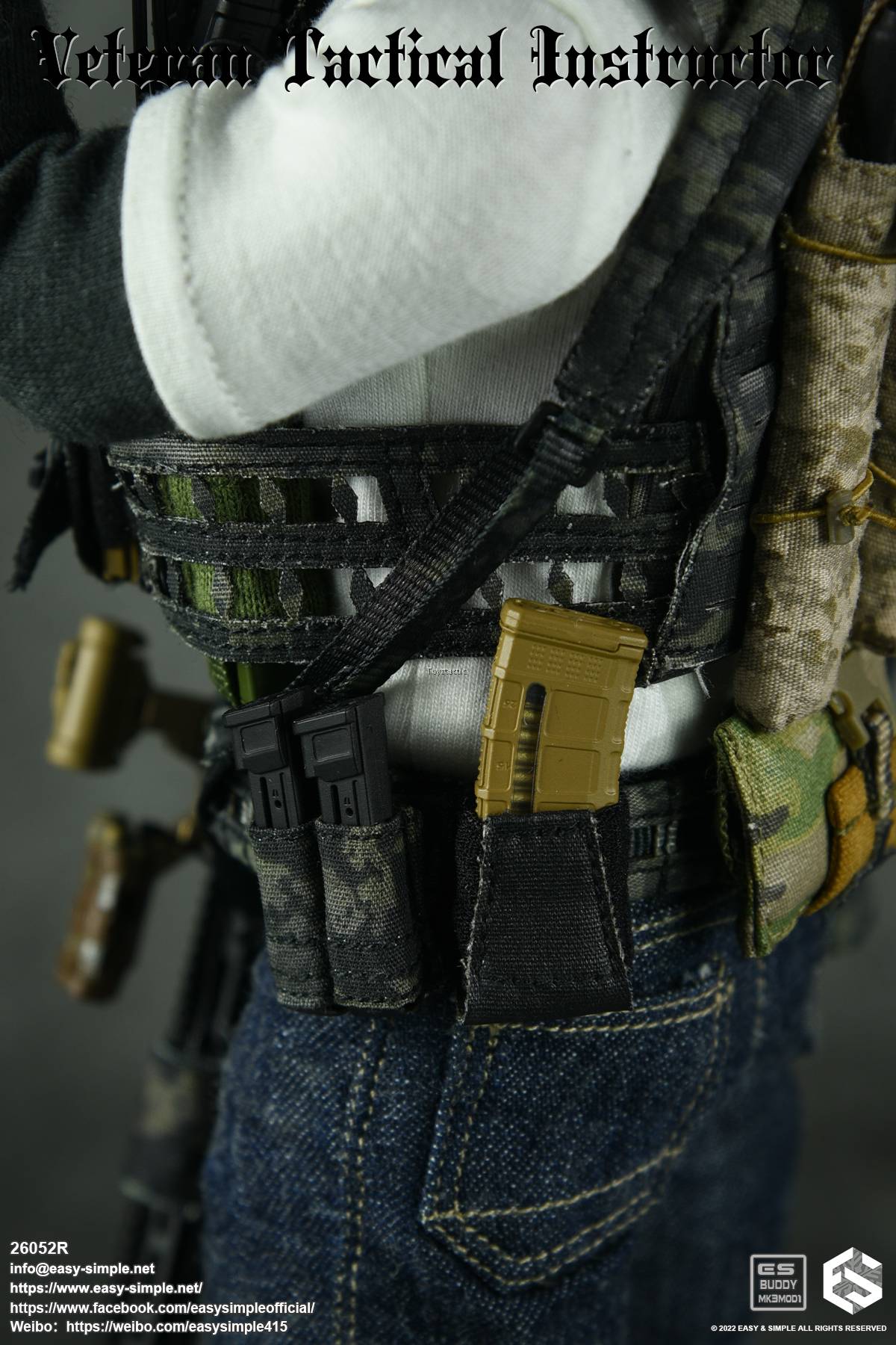 EASY&SIMPLE 26052R 1/6 Veteran Tactical Instructor