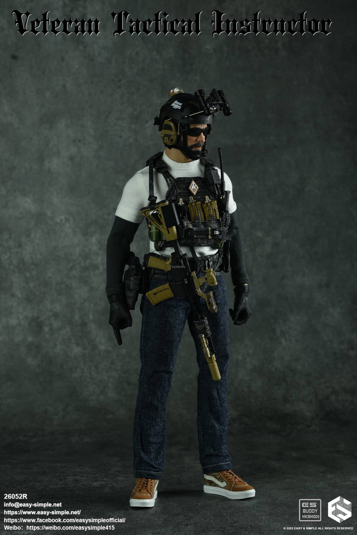 EASY&SIMPLE 26052R 1/6 Veteran Tactical Instructor