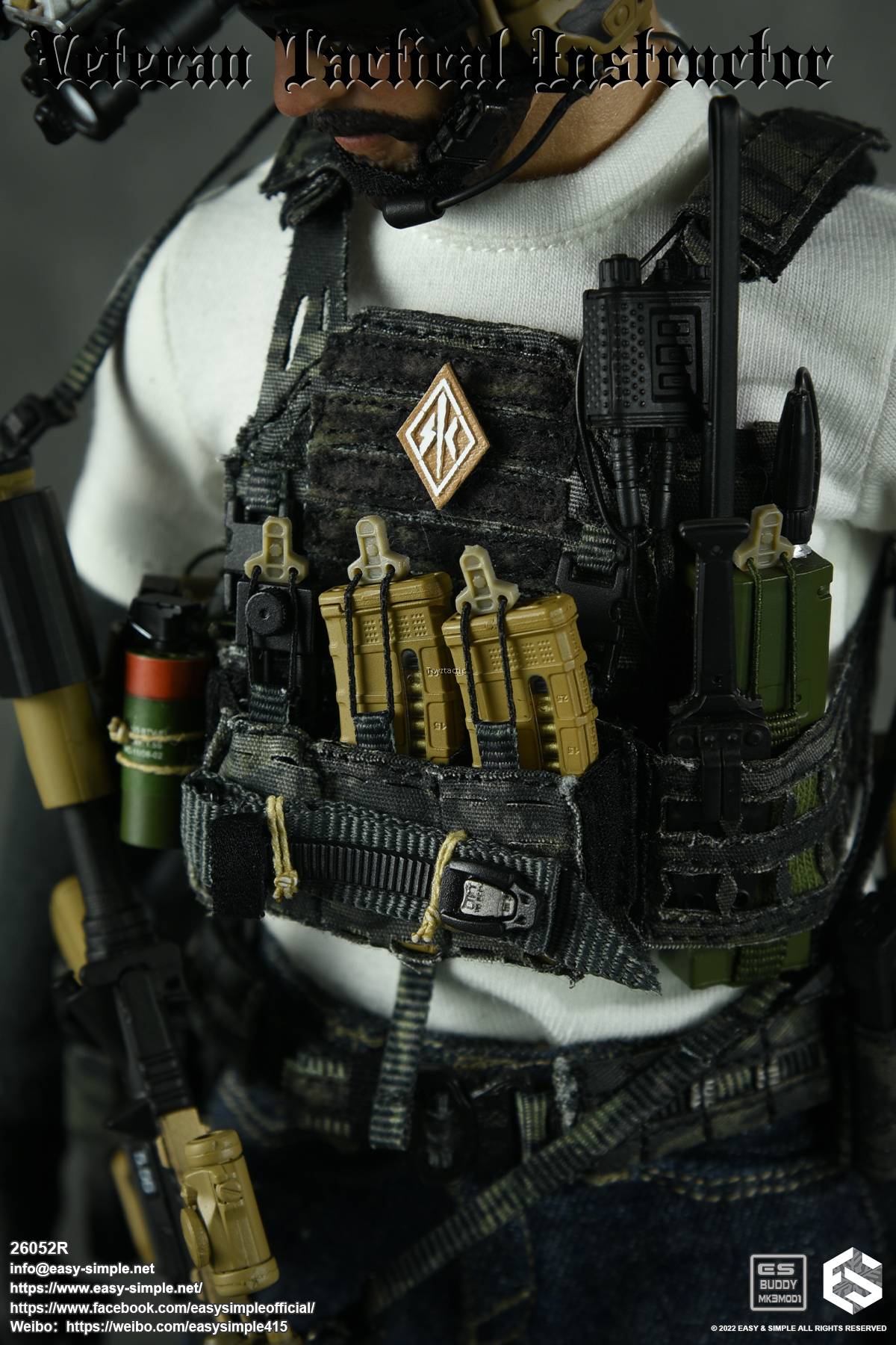 EASY&SIMPLE 26052R 1/6 Veteran Tactical Instructor