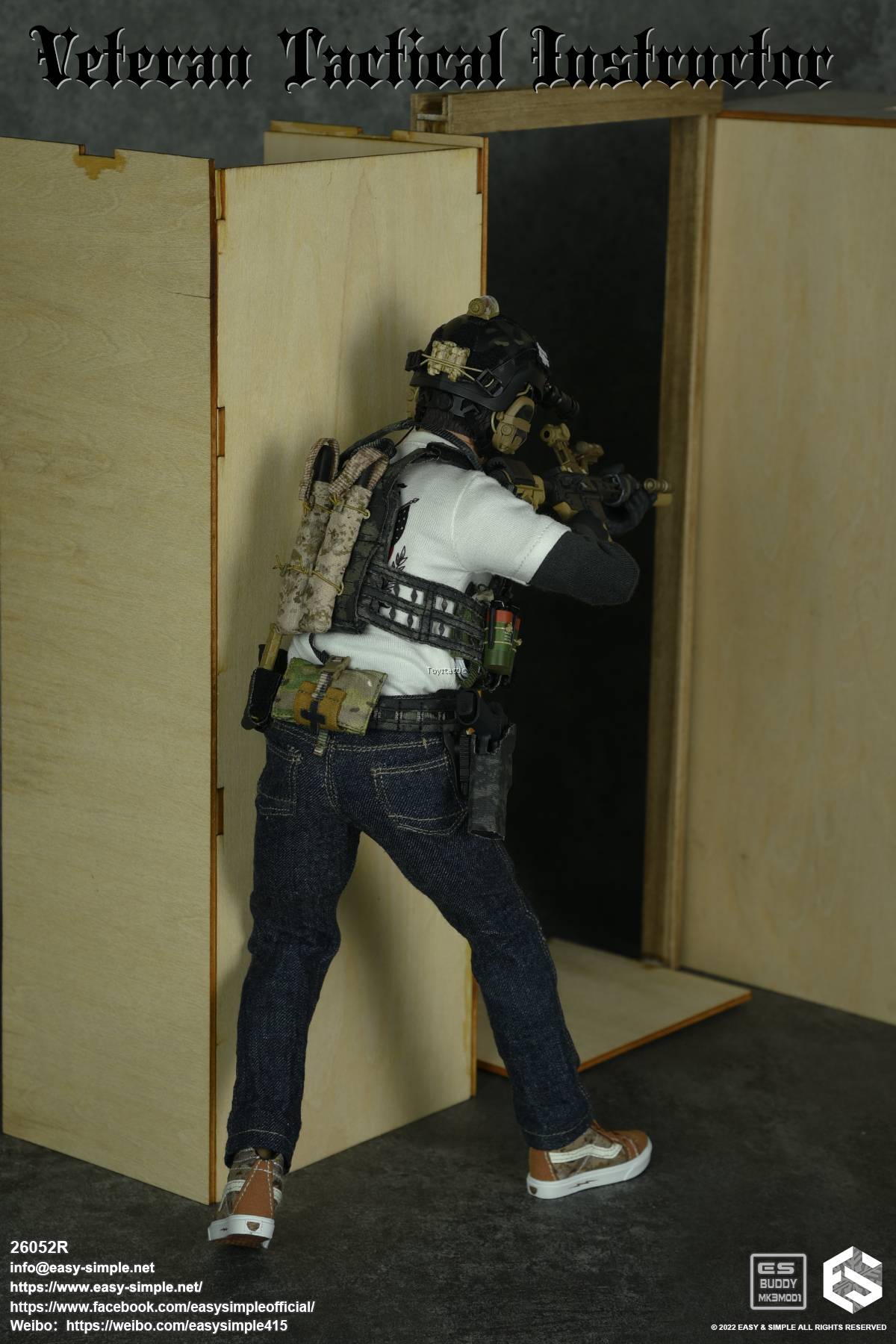 EASY&SIMPLE 26052R 1/6 Veteran Tactical Instructor