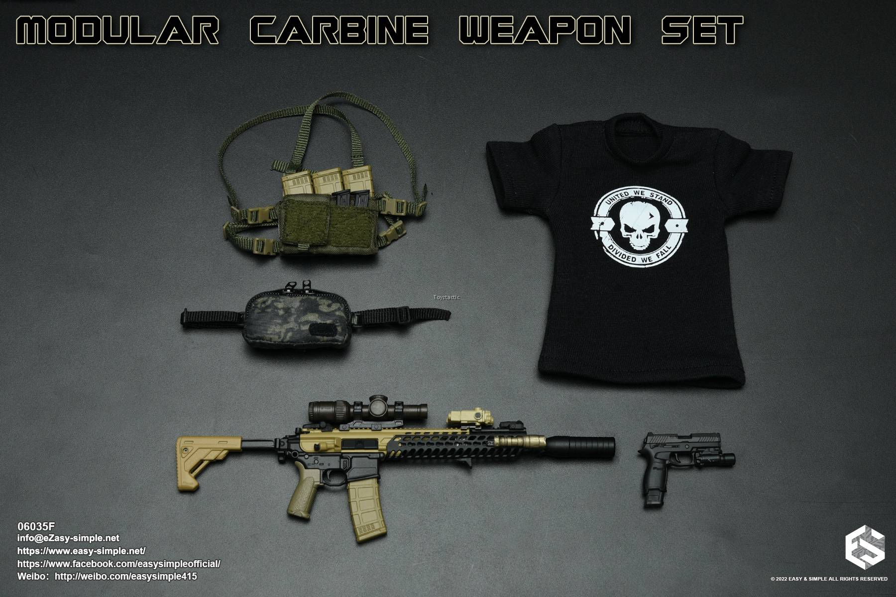 EASY&SIMPLE 06035 1/6 Modular Carbine Weapon Set - Type F