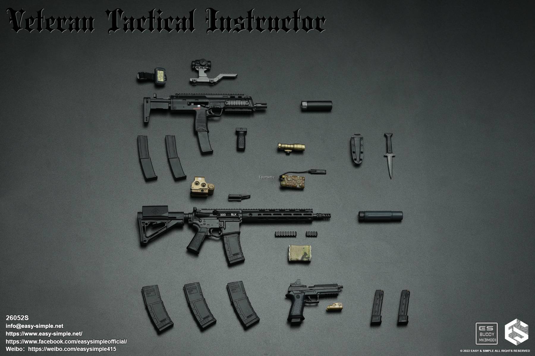 EASY&SIMPLE 26052S 1/6 Veteran Tactical Instructor